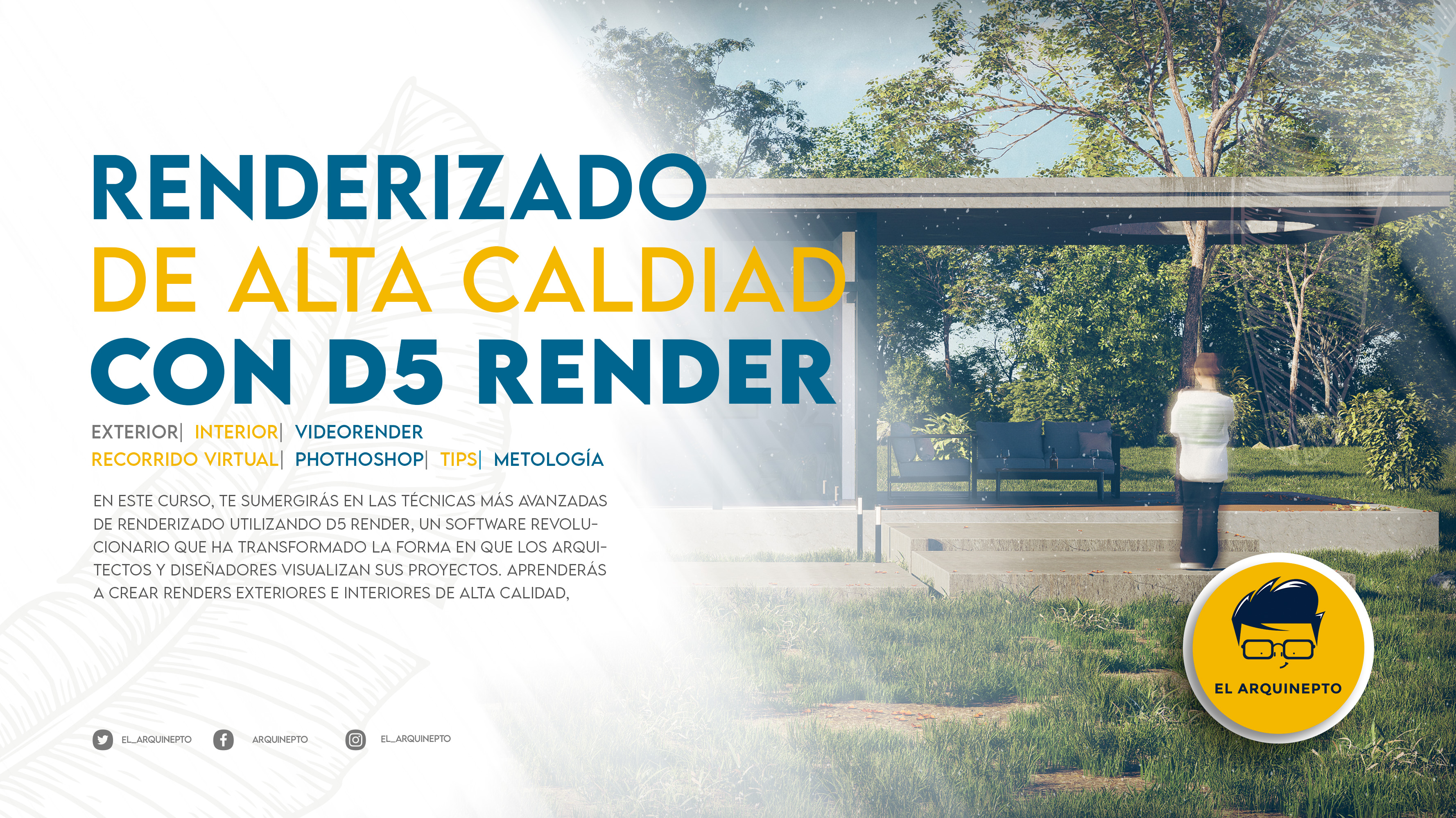 Renderizado de Alta Calidad con D5 Render: Curso Completo por El Ar...