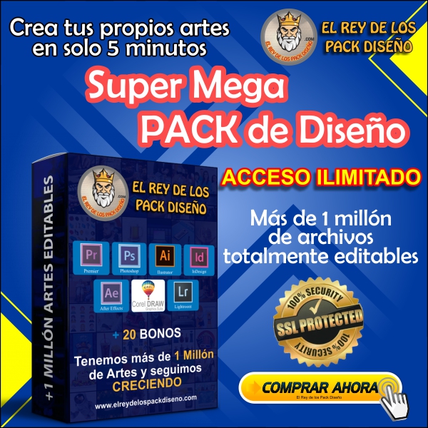 Super Mega Pack de Diseño Gráfico - Robert Sandino | Hotmart