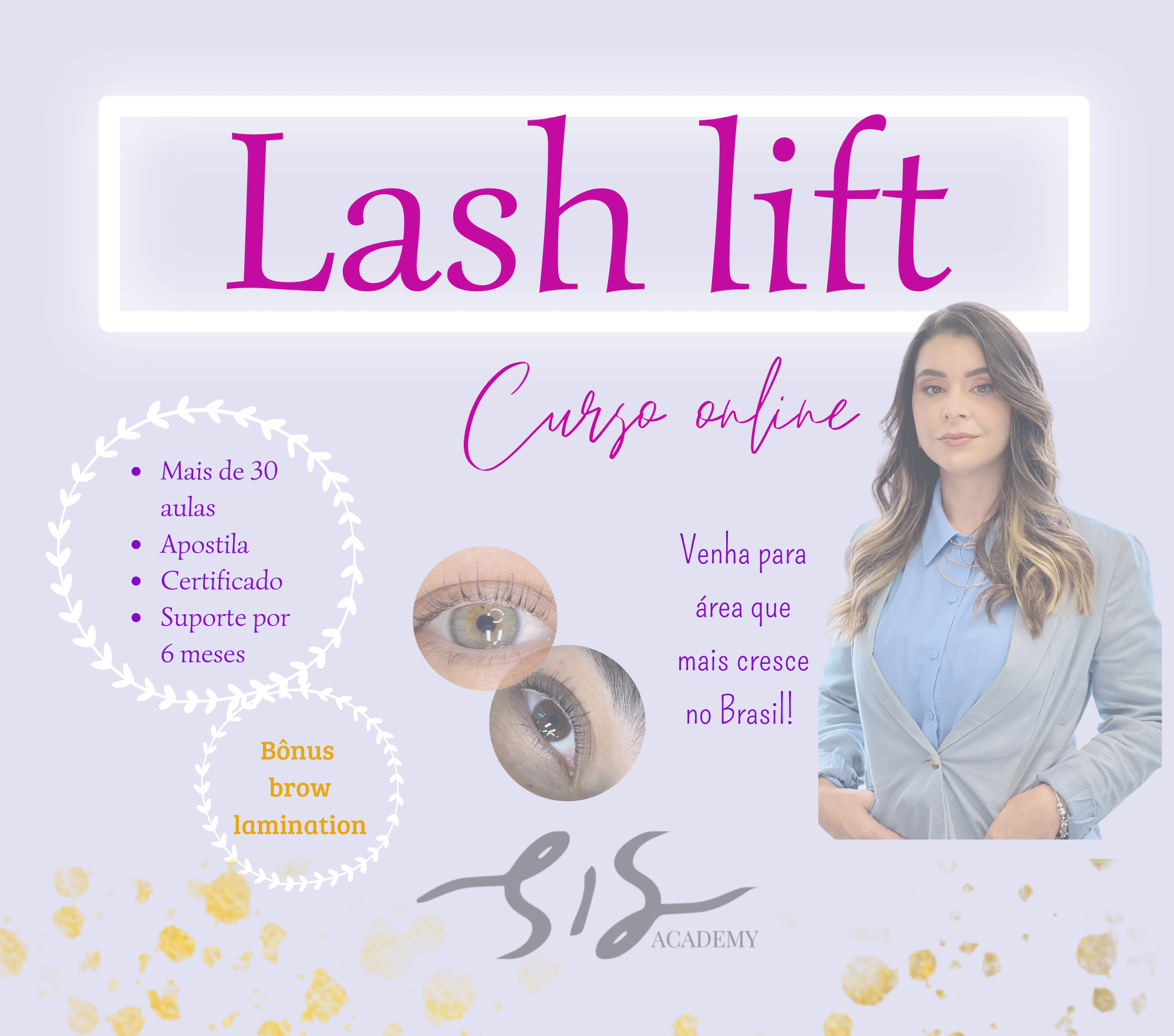 Curso Lash Lifting - Dahise Dahir | Hotmart