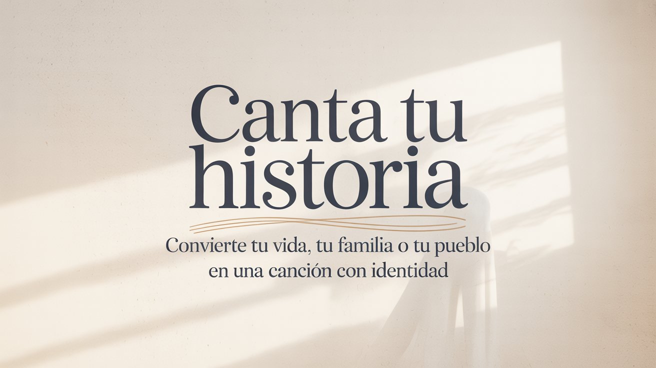 "Canta tu historia" Crea tu propia canción con IA | Hotmart