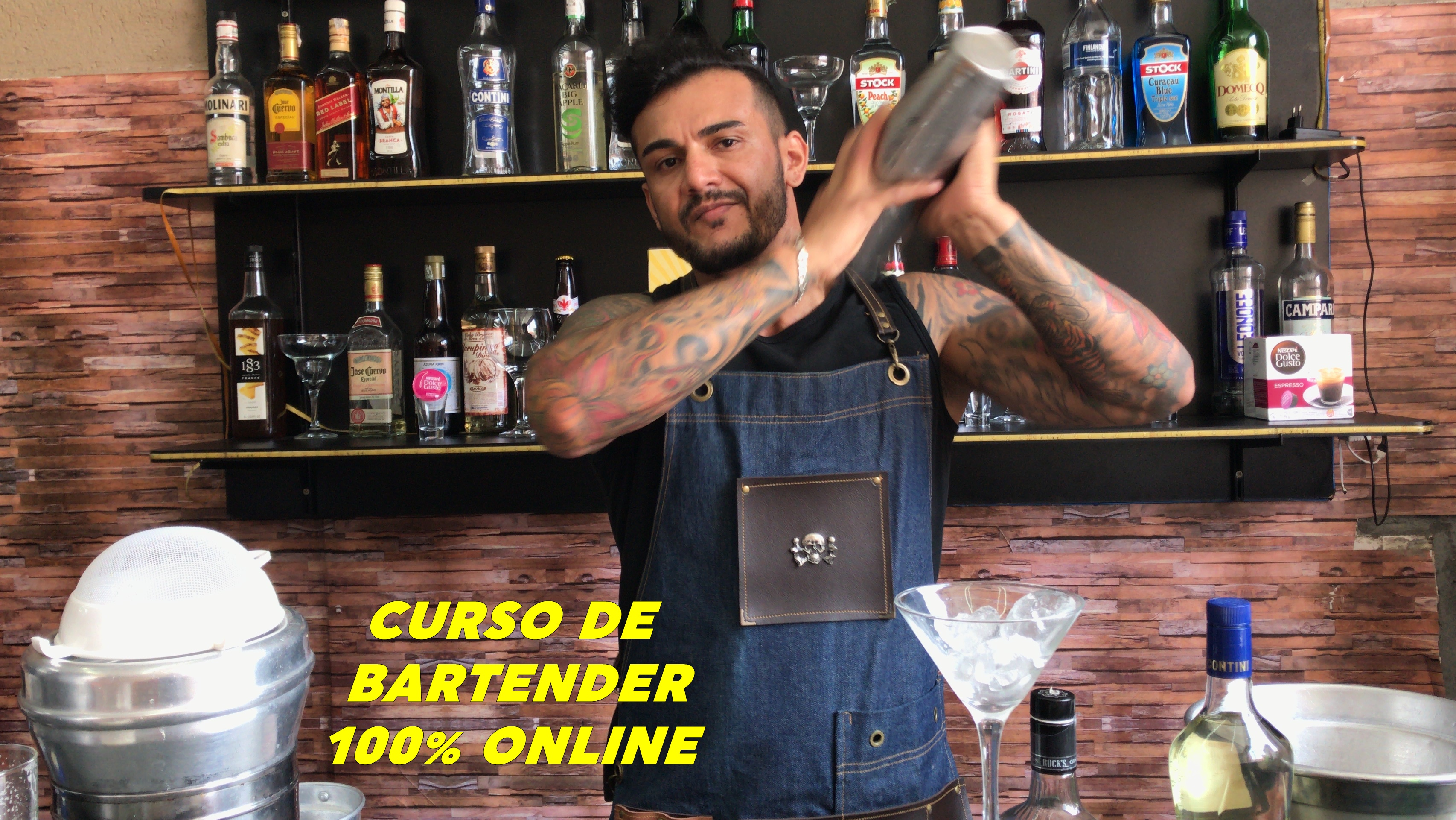 O Rei dos Drinks - Curso de Bartender Profissional Online