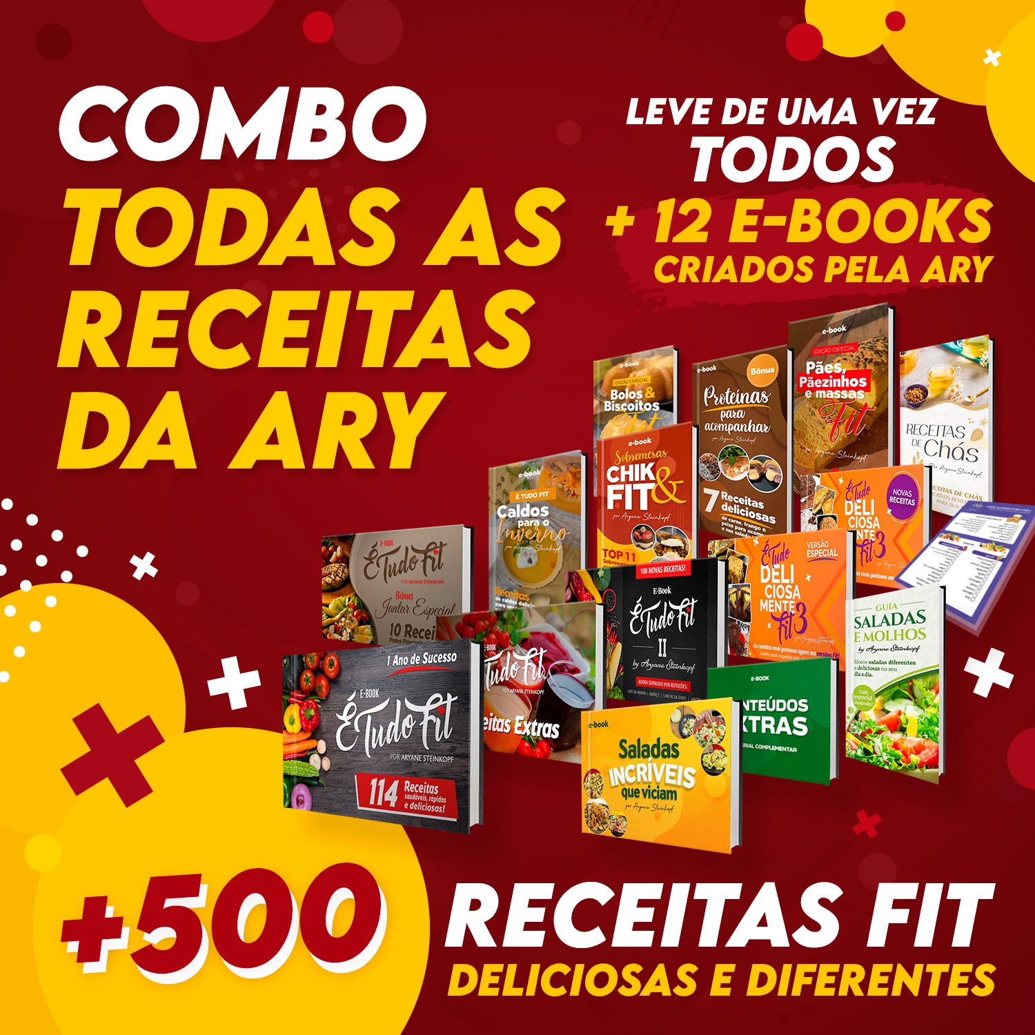 Combo TODOS os e-books da Ary - Aryane Steinkopf | Hotmart