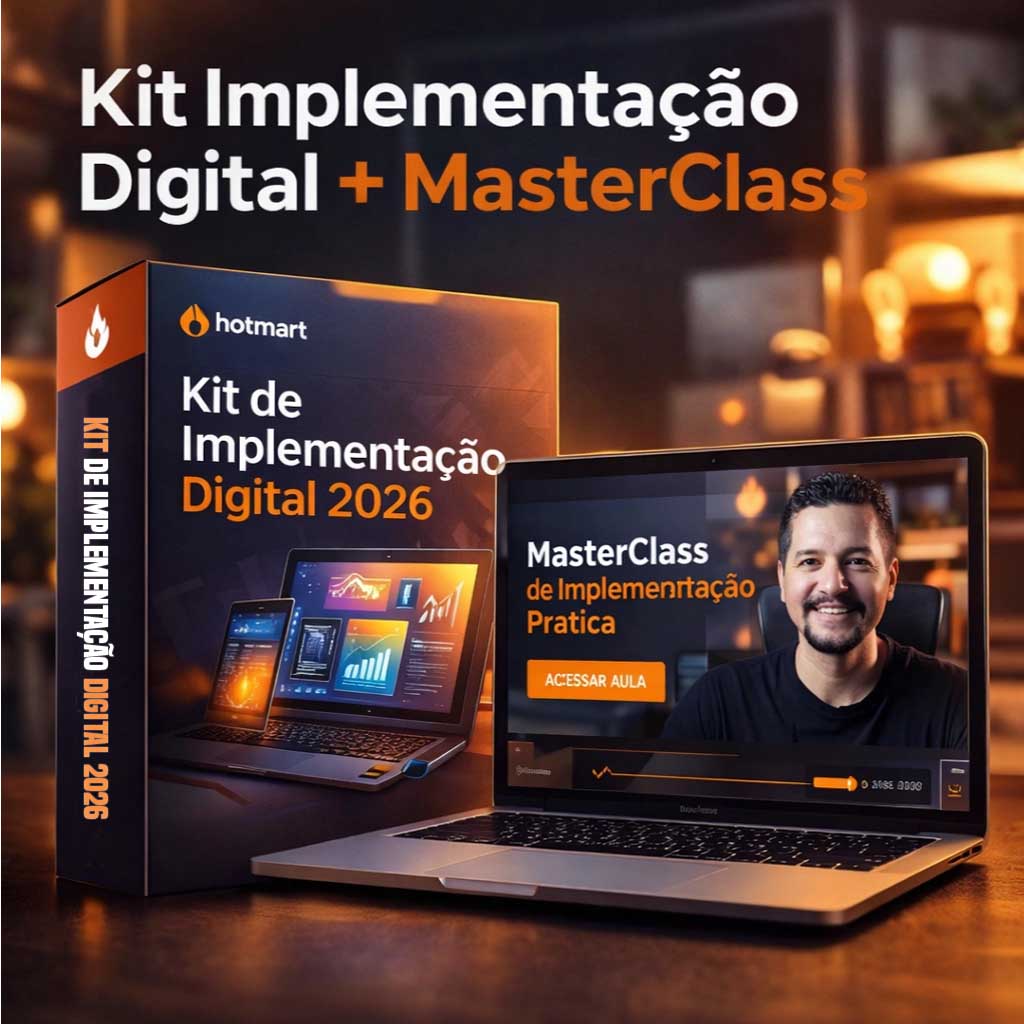 MasterClass + Kit de Implementação Digital 2026 - Para iniciantes