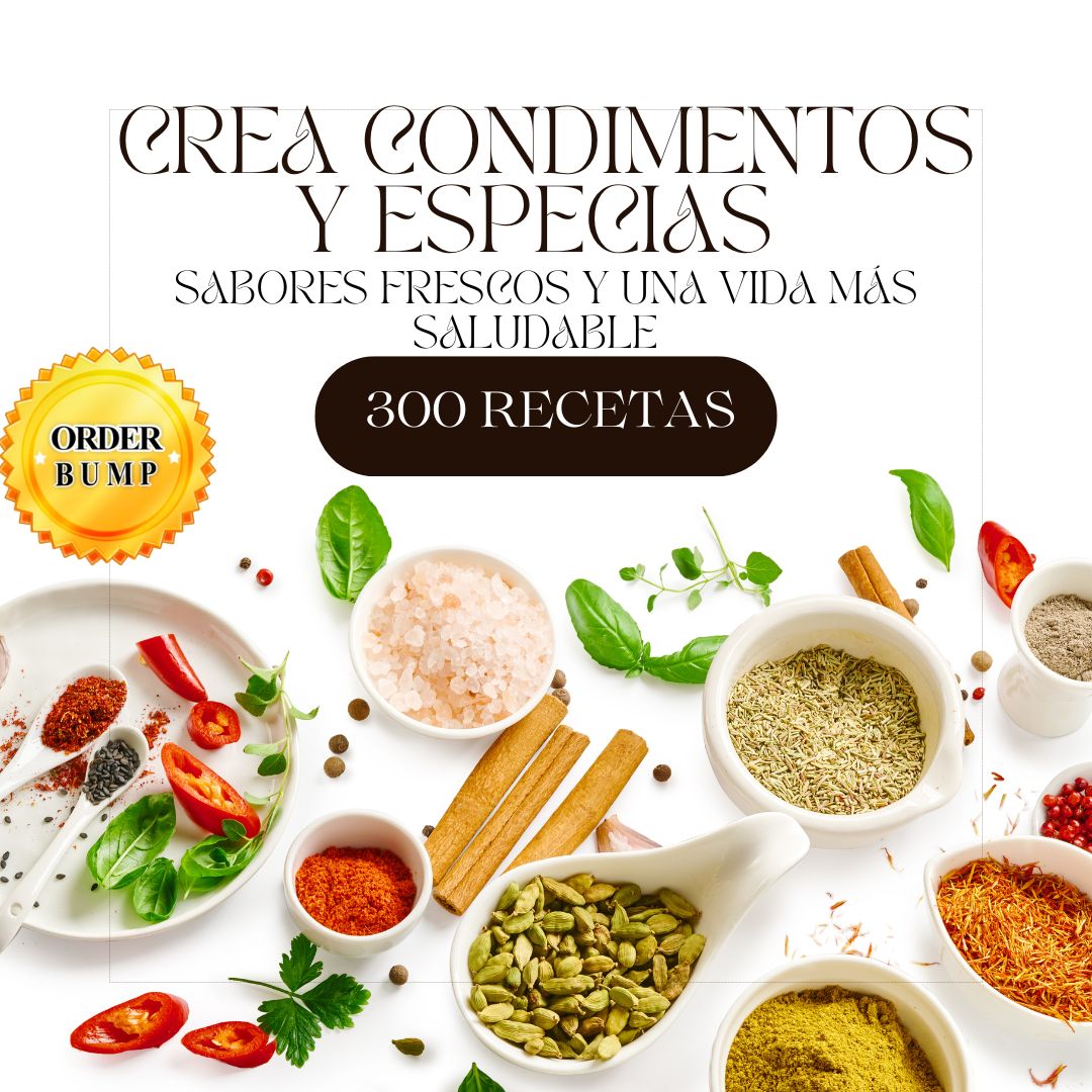 Crea condimentos y especias 300 recetas para sabores frescos y una ...