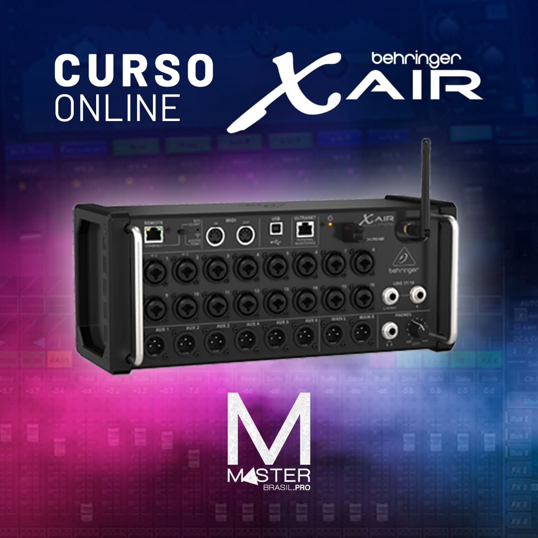 Curso Behringer xAir XR12, 16 e 18 & Midas MR12 e 18 - Master Curso...