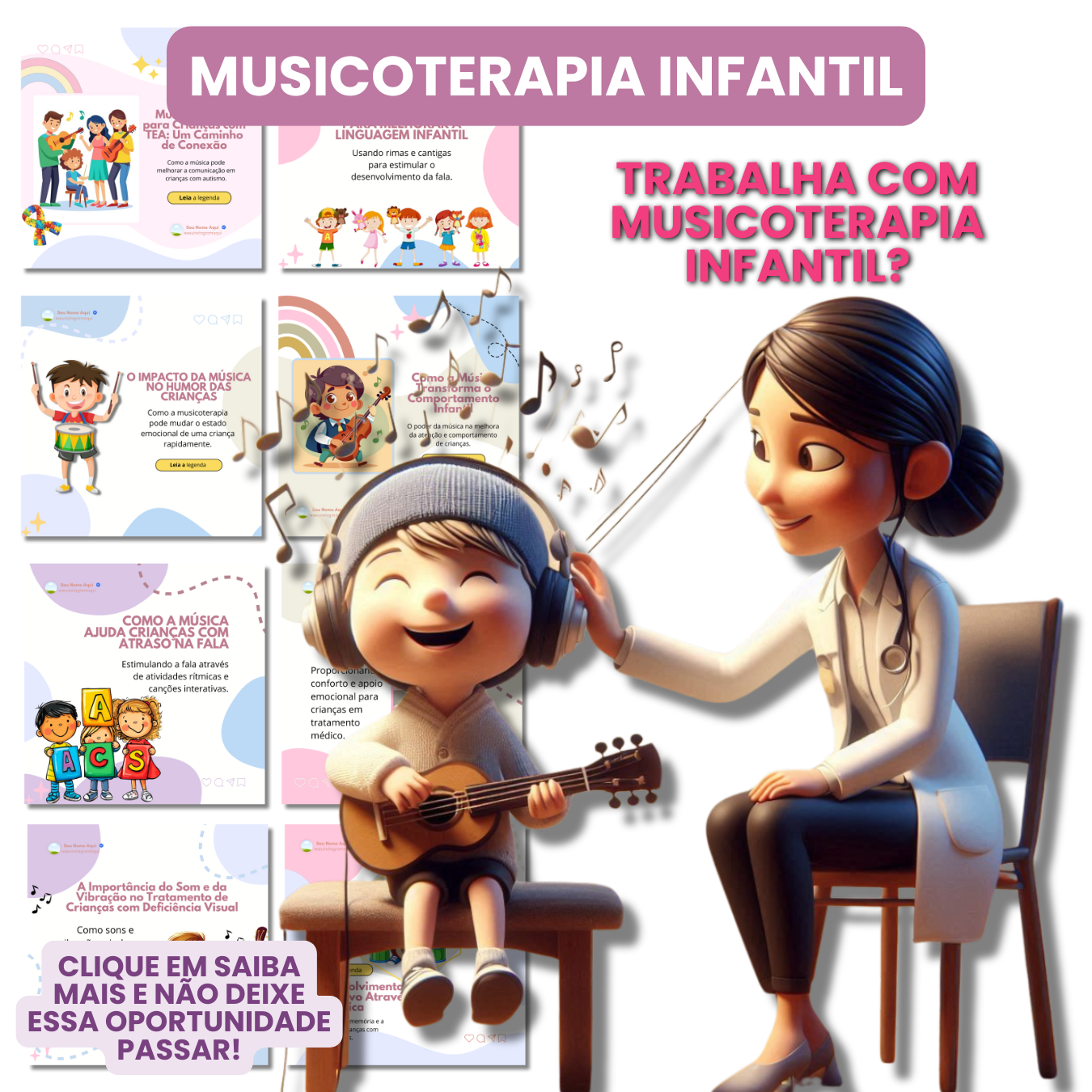 PACK MUSICOTERAPIA INFANTIL