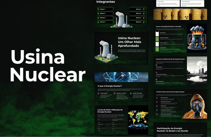 Usina Nuclear - Template de PowerPoint - Marcelo Setubal | Hotmart