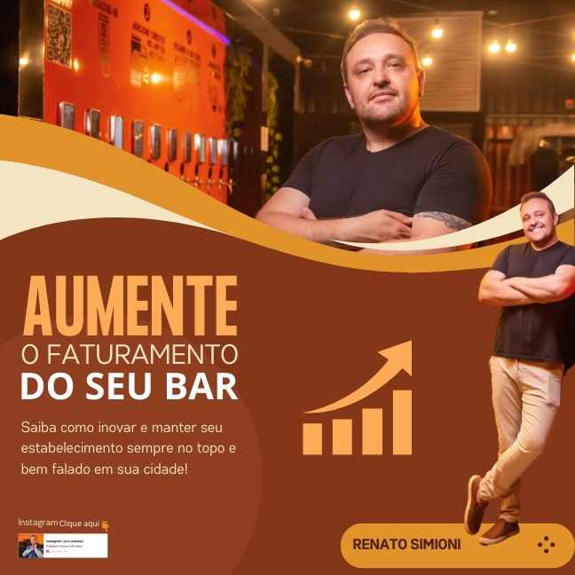 Aumente o faturamento do seu bar! - Renato Simioni | Hotmart
