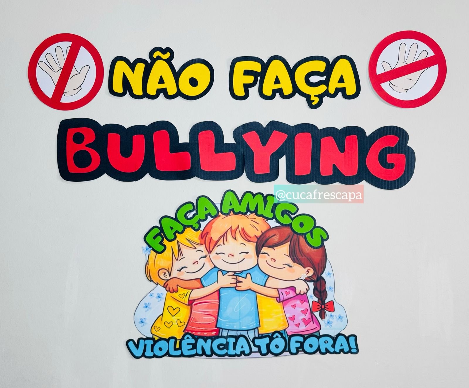 Painel Não faça Bullying - Cuca Fresca materiais pedagógicos | Hotmart