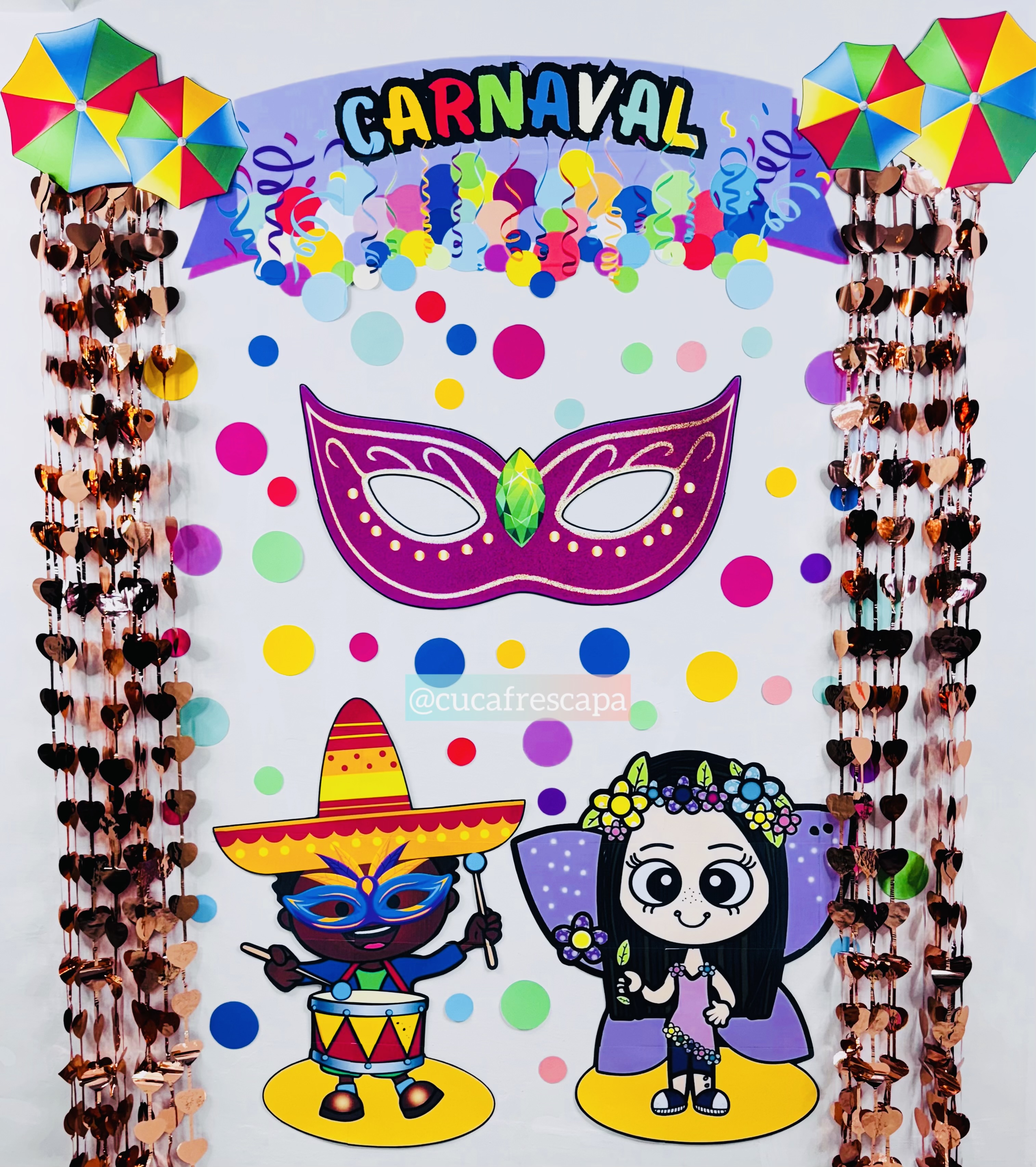 Painel Carnaval Folia - Cuca Fresca materiais pedagógicos | Hotmart