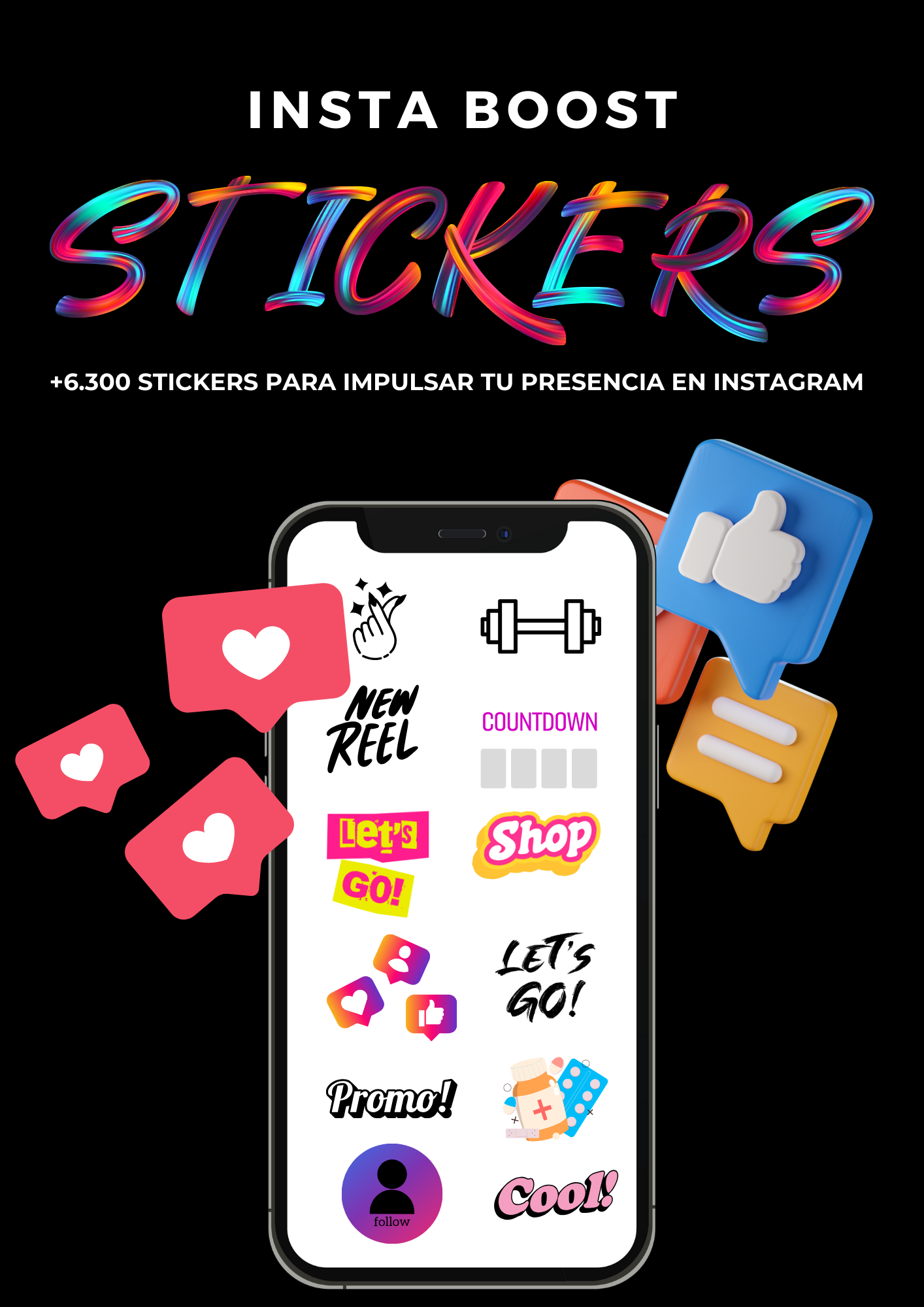 Insta Boost Stickers - María José Jerez | Hotmart