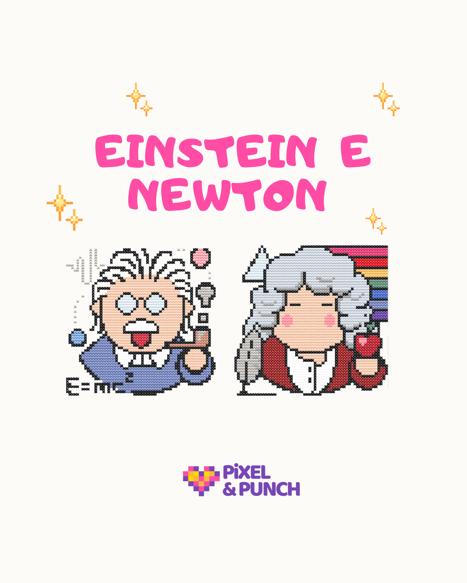 Einstein & Newton - Pixel & Punch | Hotmart