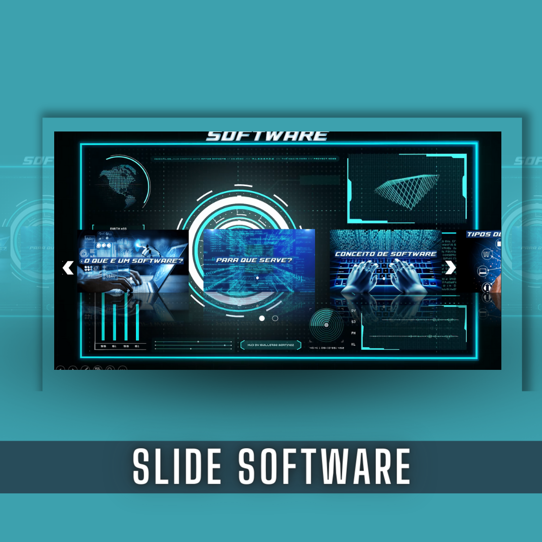 Slide Software | Template moderno e editável - Sheila Matos dos Rei...