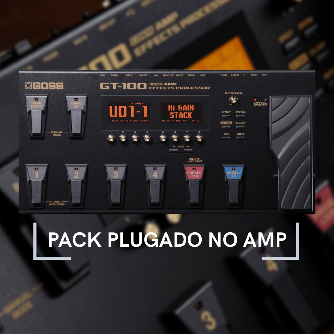 PRESET BOSS GT-100 | Pack Plugado No Amp - Junior Oliveira | Hotmart
