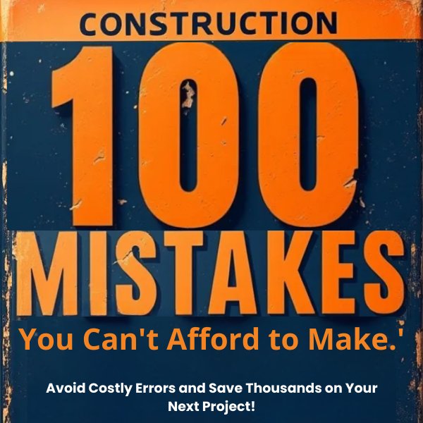 Consultancy - 100 Construction Mistakes You Can’t Afford to Make