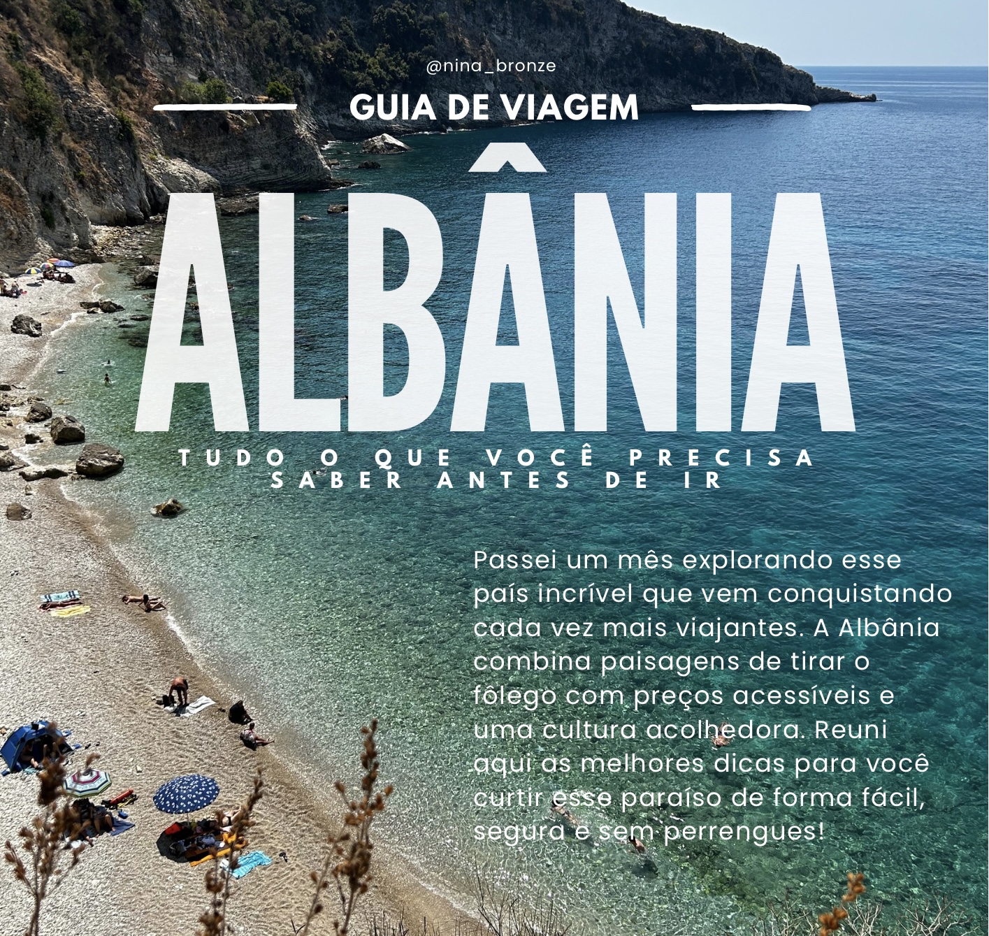 Guia de viagem - Albânia - Marina Bronze Grillo | Hotmart