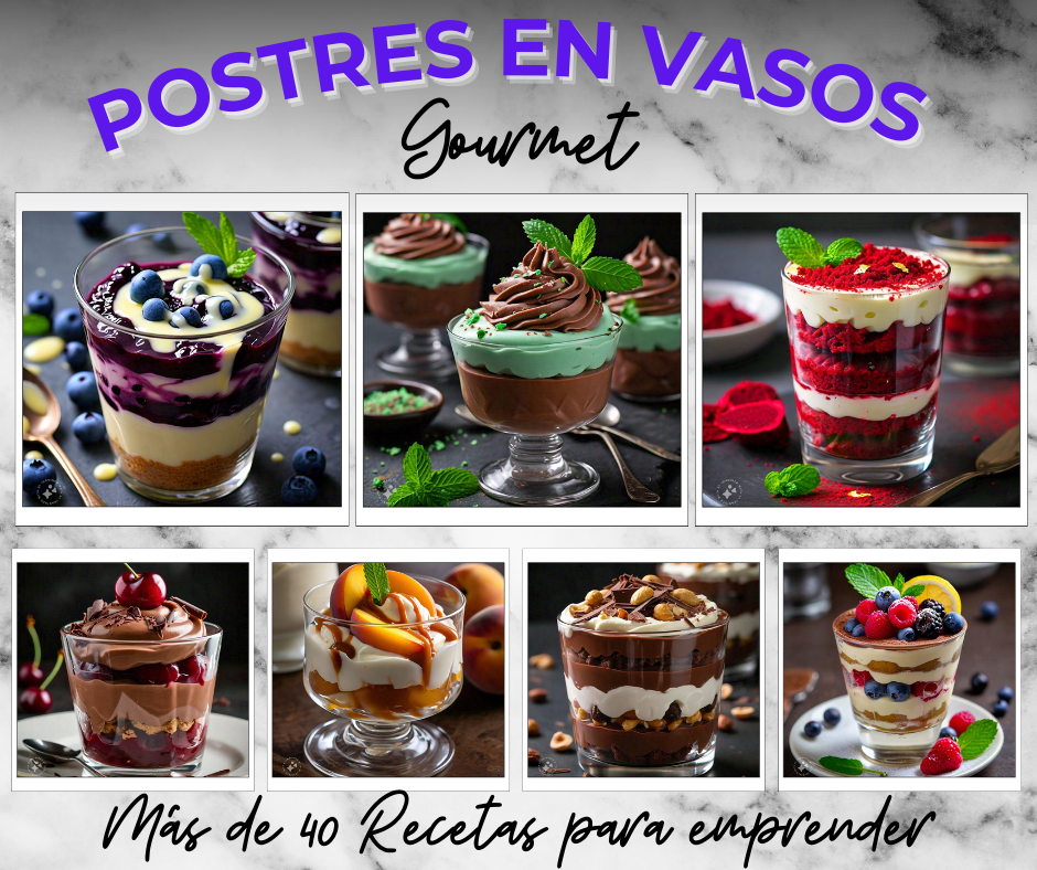 POSTRES EN VASOS GOURMET
