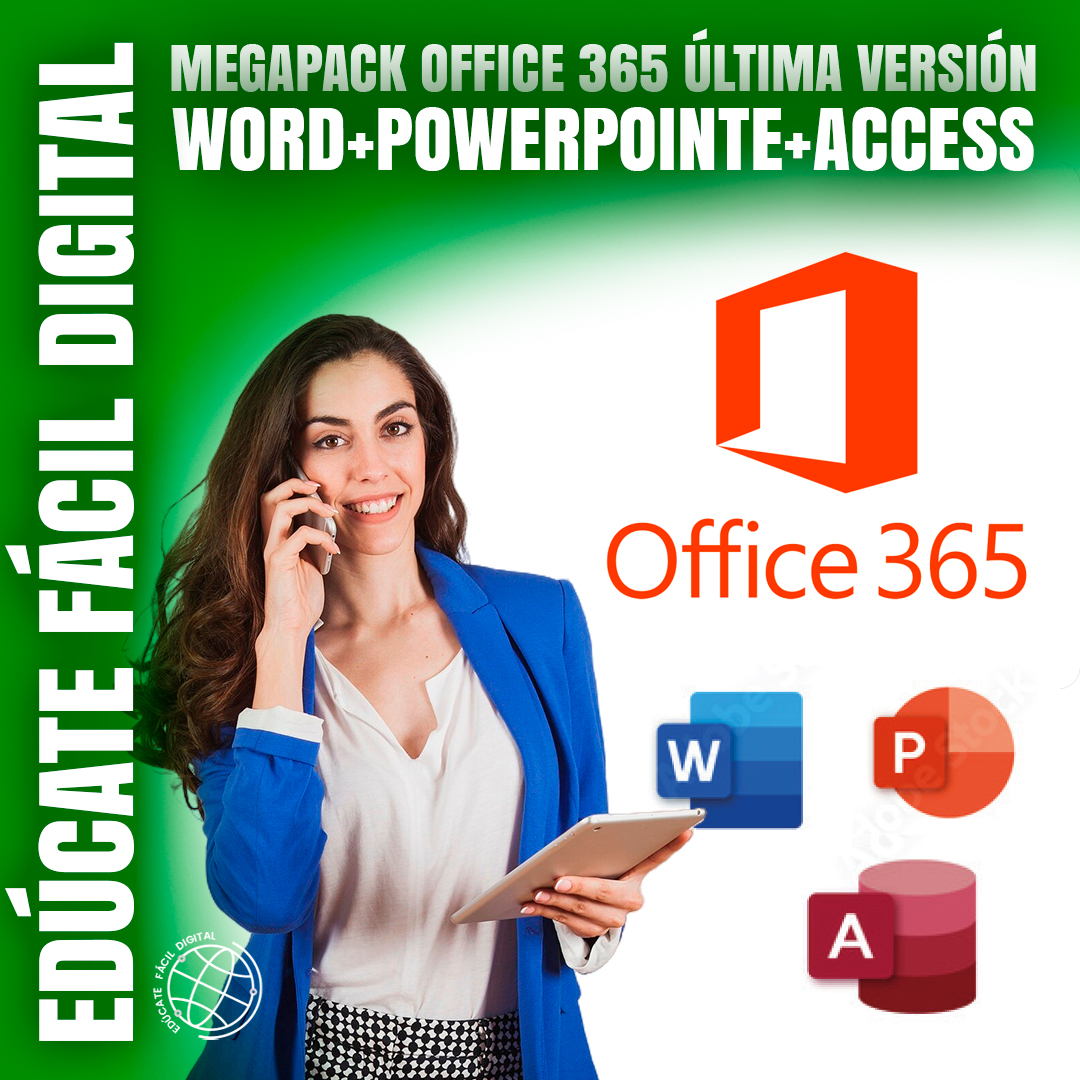 MEGAPACK OFFICE 365 ÚLTIMA VERSIÓN (WORD+POWERPOINTE+ACCESS+BONOS)