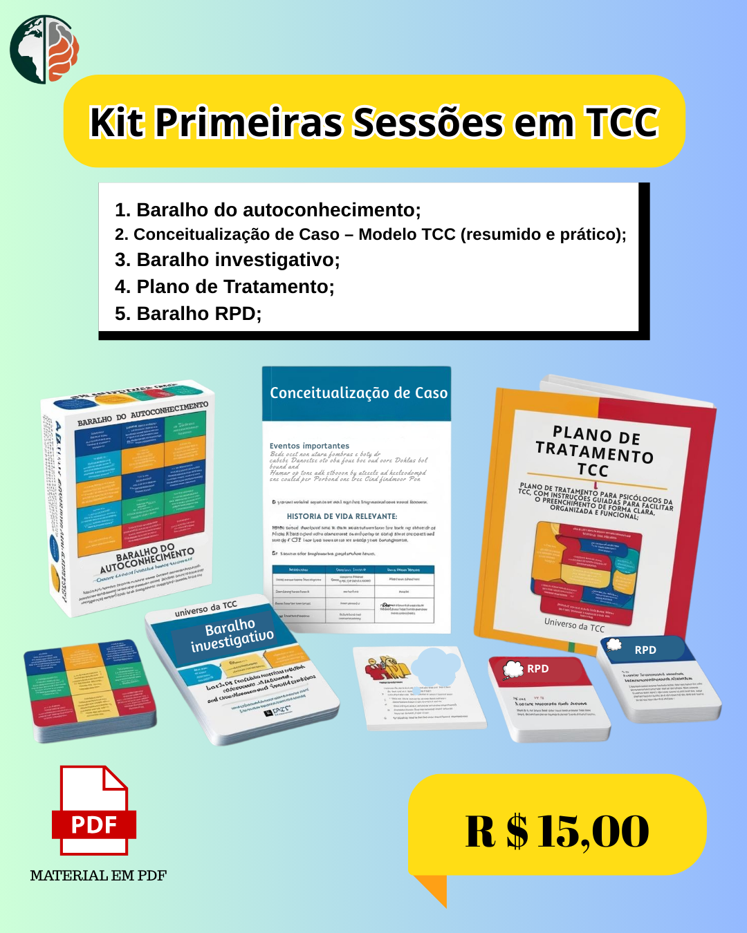 KIT PRIMEIRAS SESSÕES EM TCC - UNIVERSO DA TCC cursos e Recursos Te...