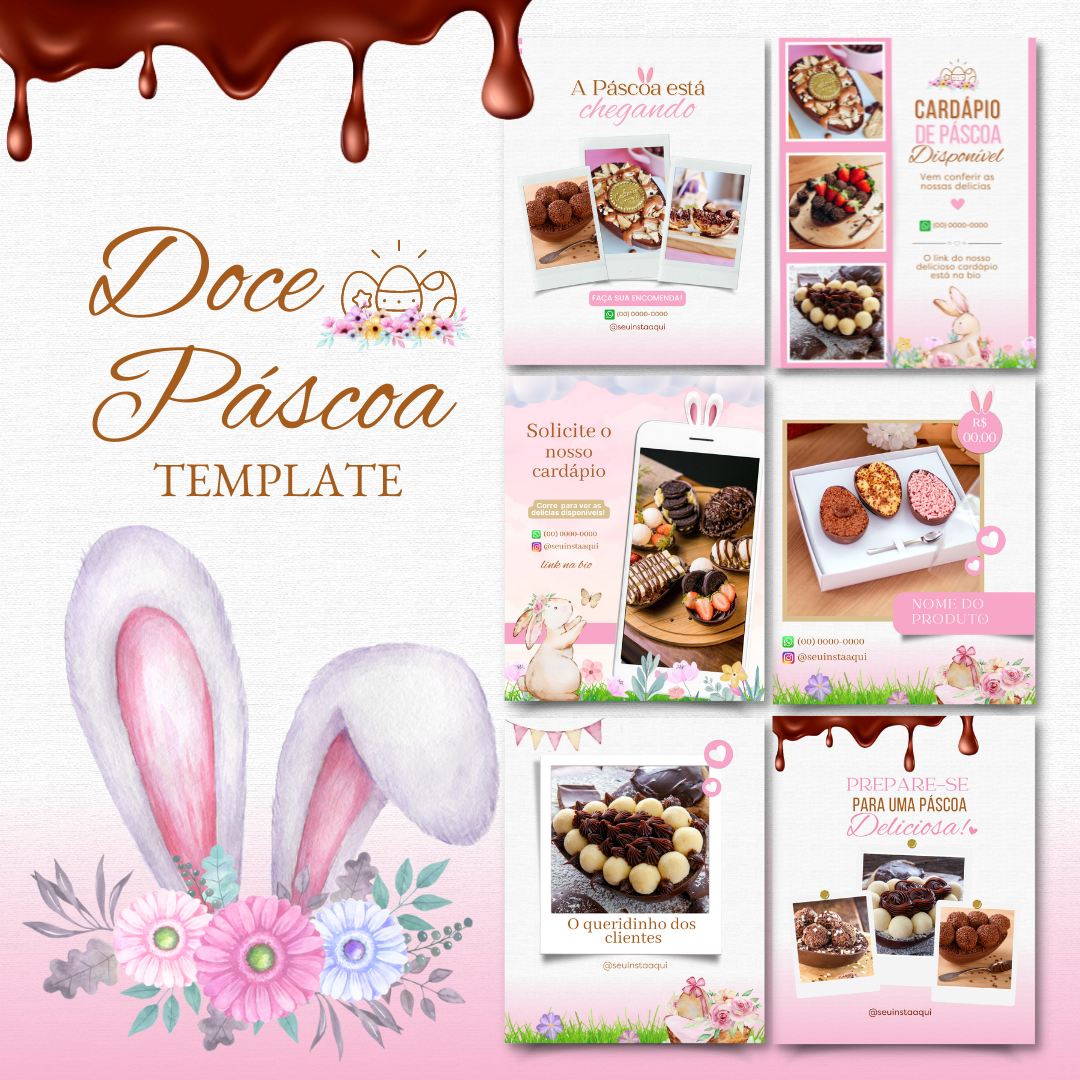 Doce Páscoa - Template - Doce Template | Hotmart