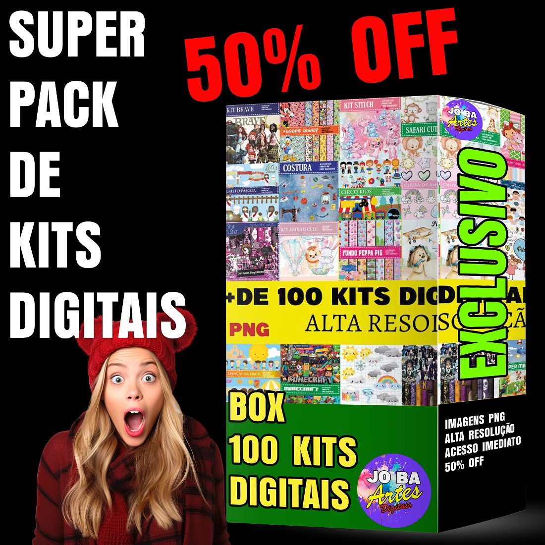 PACK DIGITAL + 100 KITS DIGITAIS