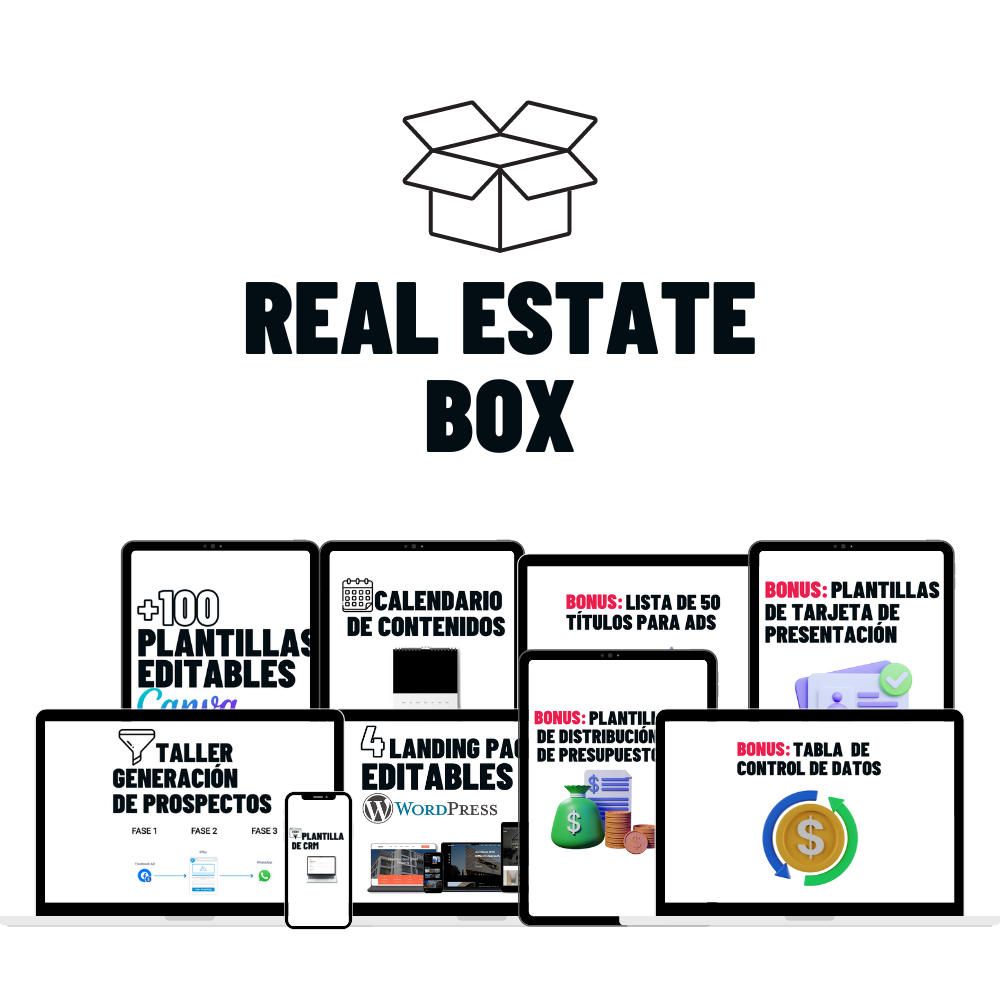 Real Estate Box - Pack de Marketing Digital - Jose Antonio Pérez Ve...