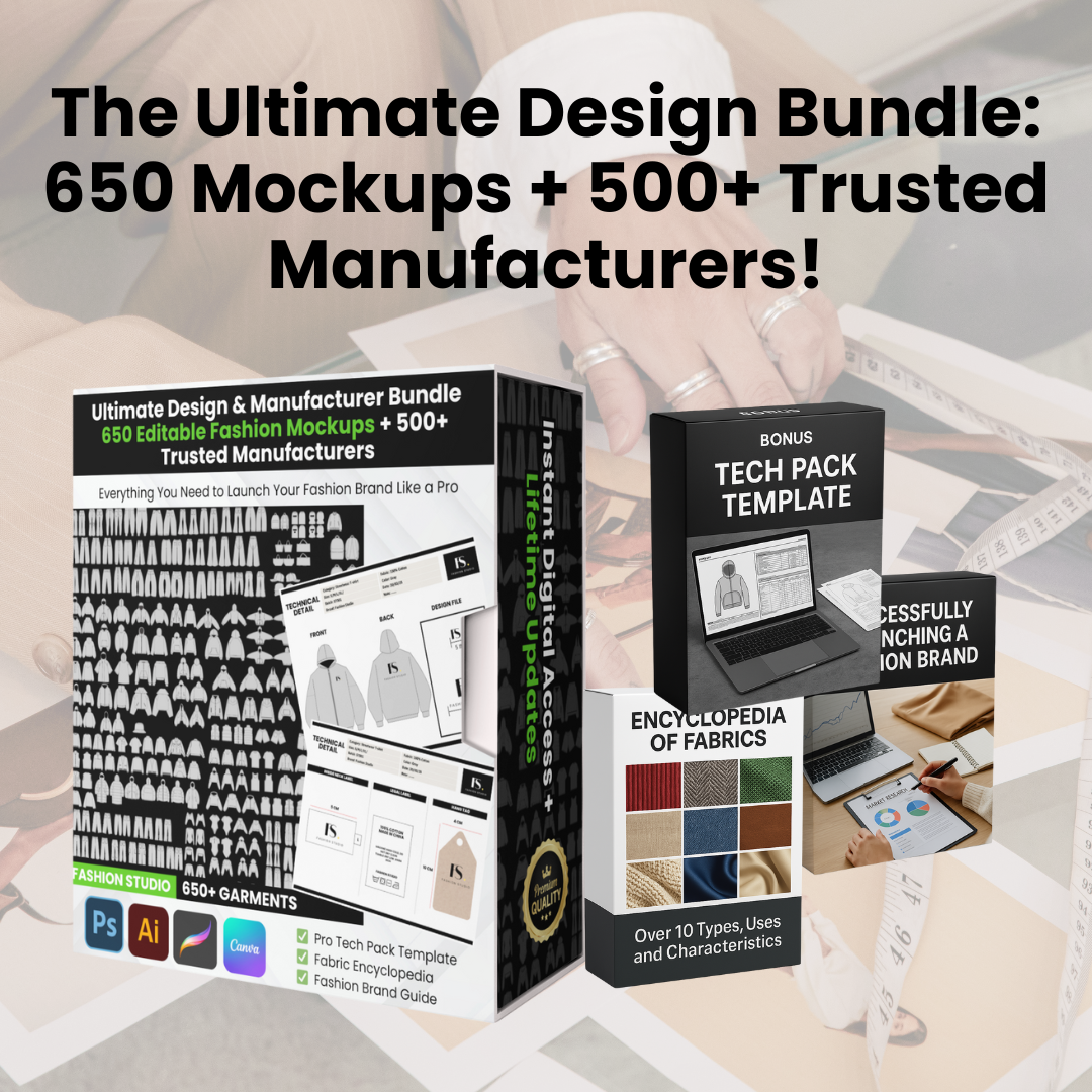 The Ultimate Design Bundle: 650 Mockups + 500+ Trusted Manufacturers!