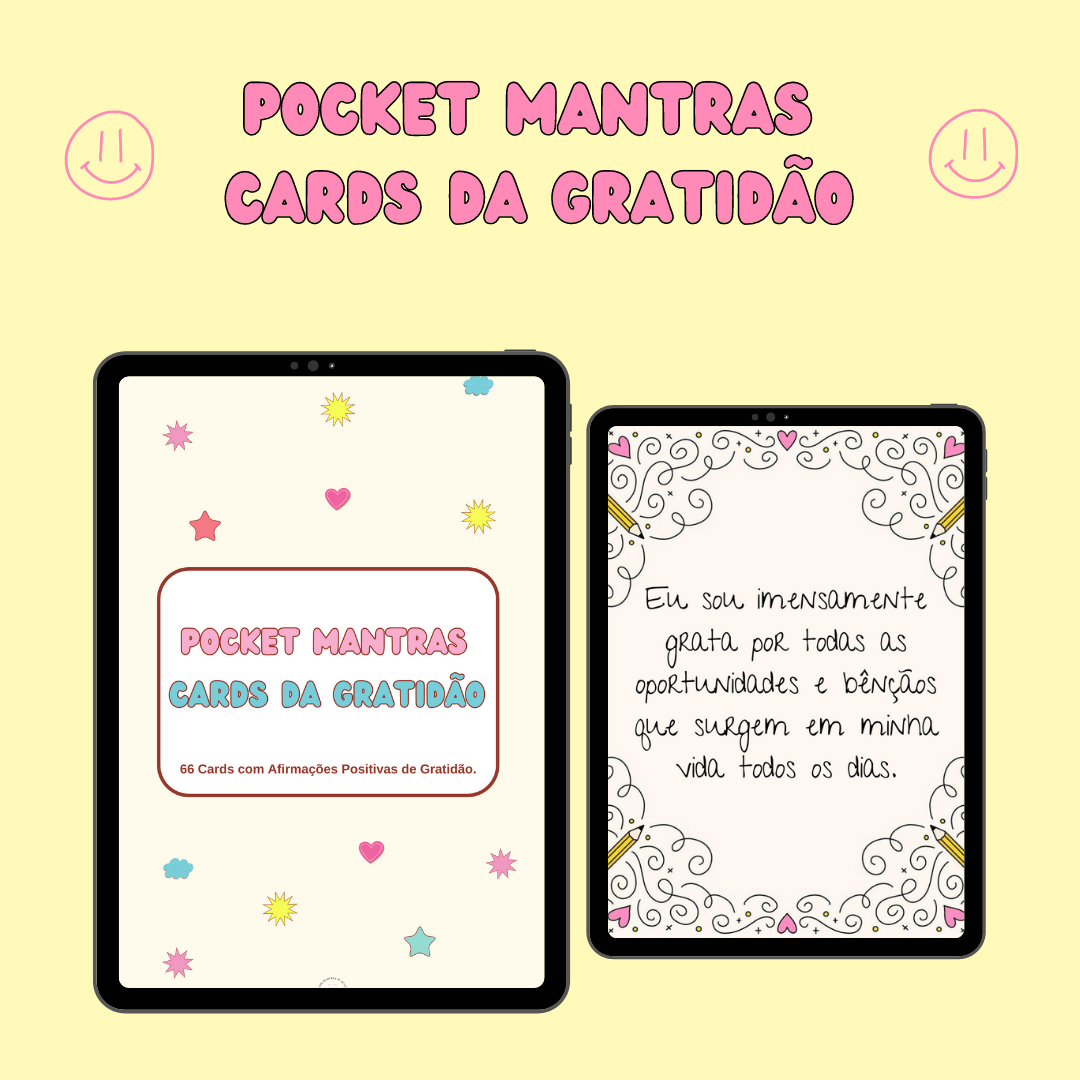 Pocket Mantras Cards da Gratidão - Denise C.B.L.Oliveira | Hotmart