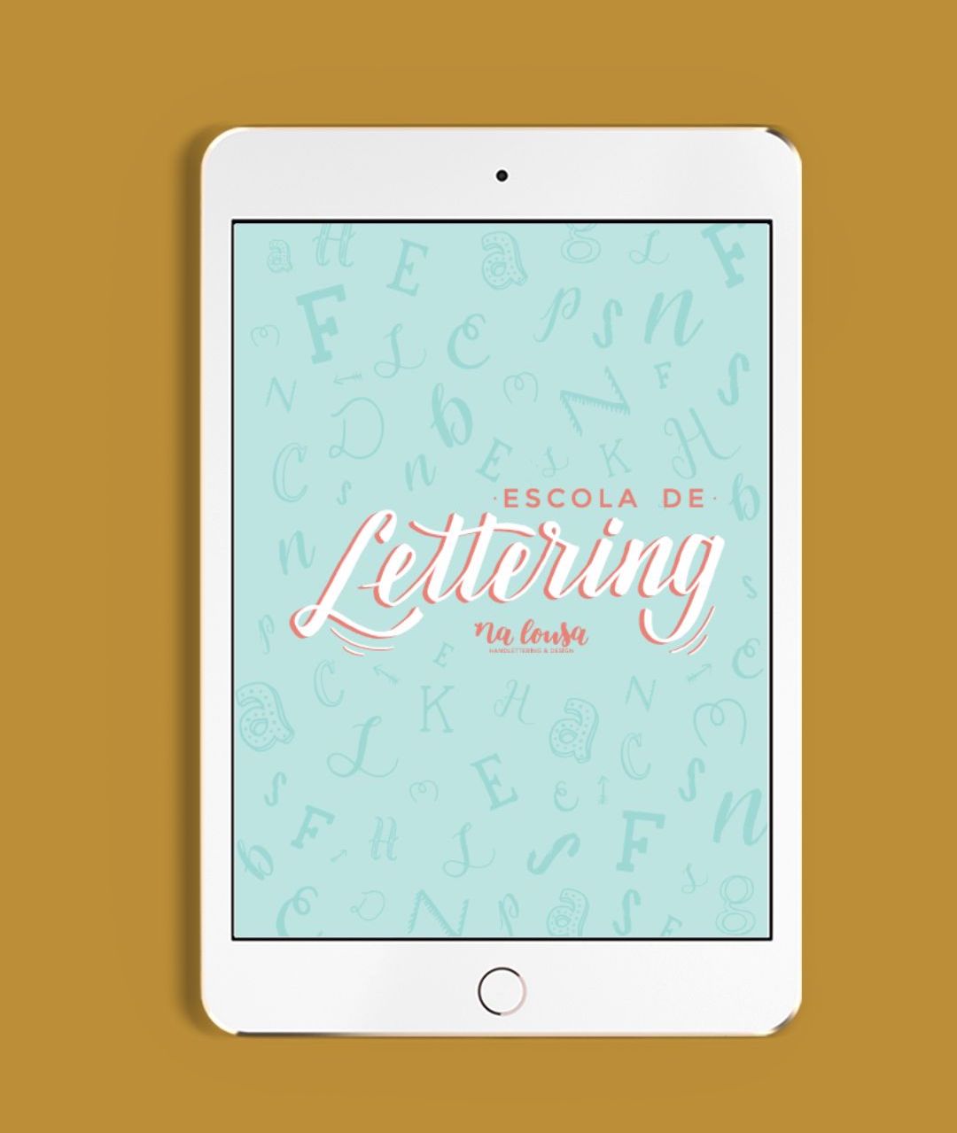 Livro Digital Escola de Lettering - Na Lousa Handlettering And Des...