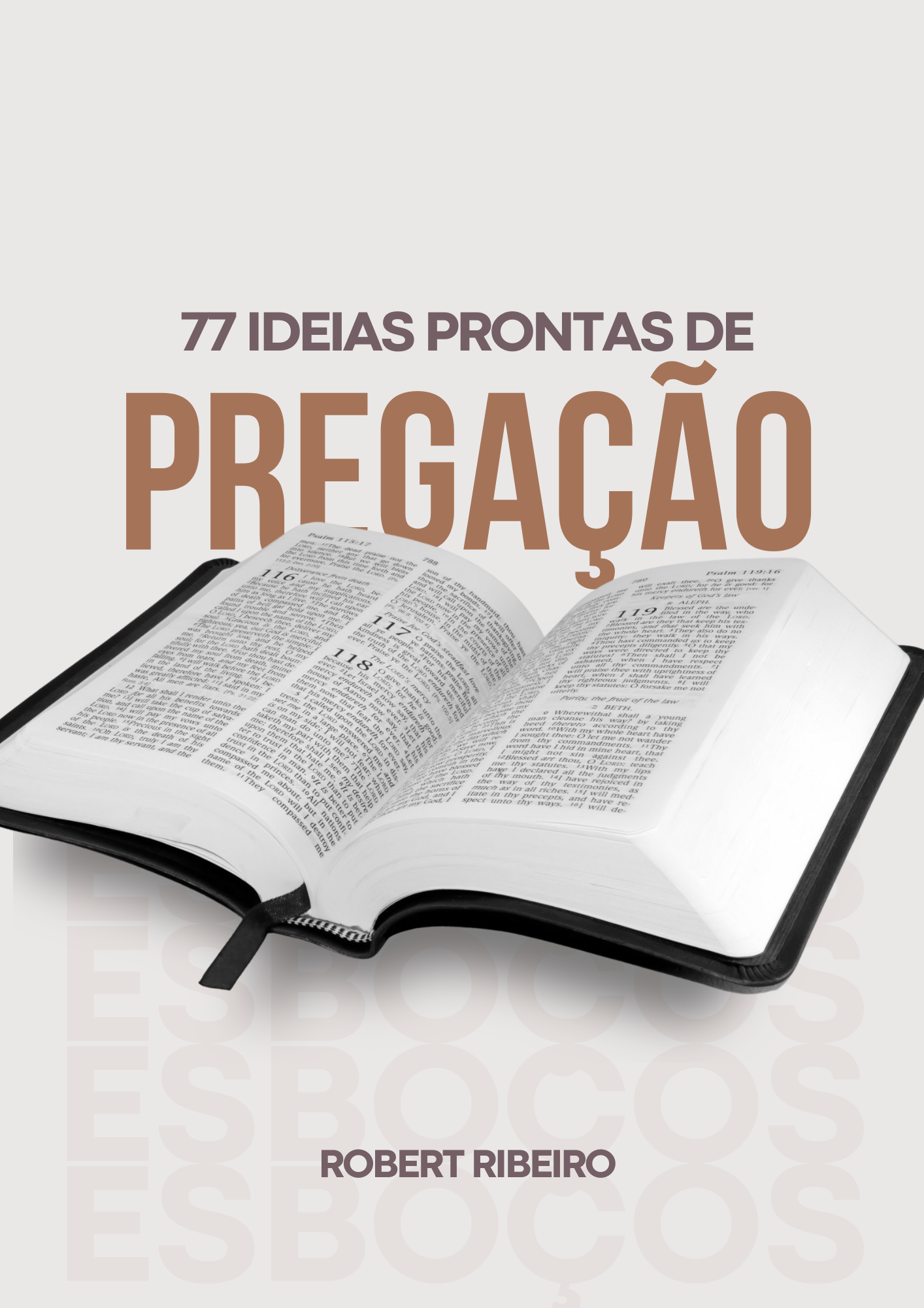 ESBOÇOS PARA PREGAÇÃO - Robert ribeiro | Hotmart