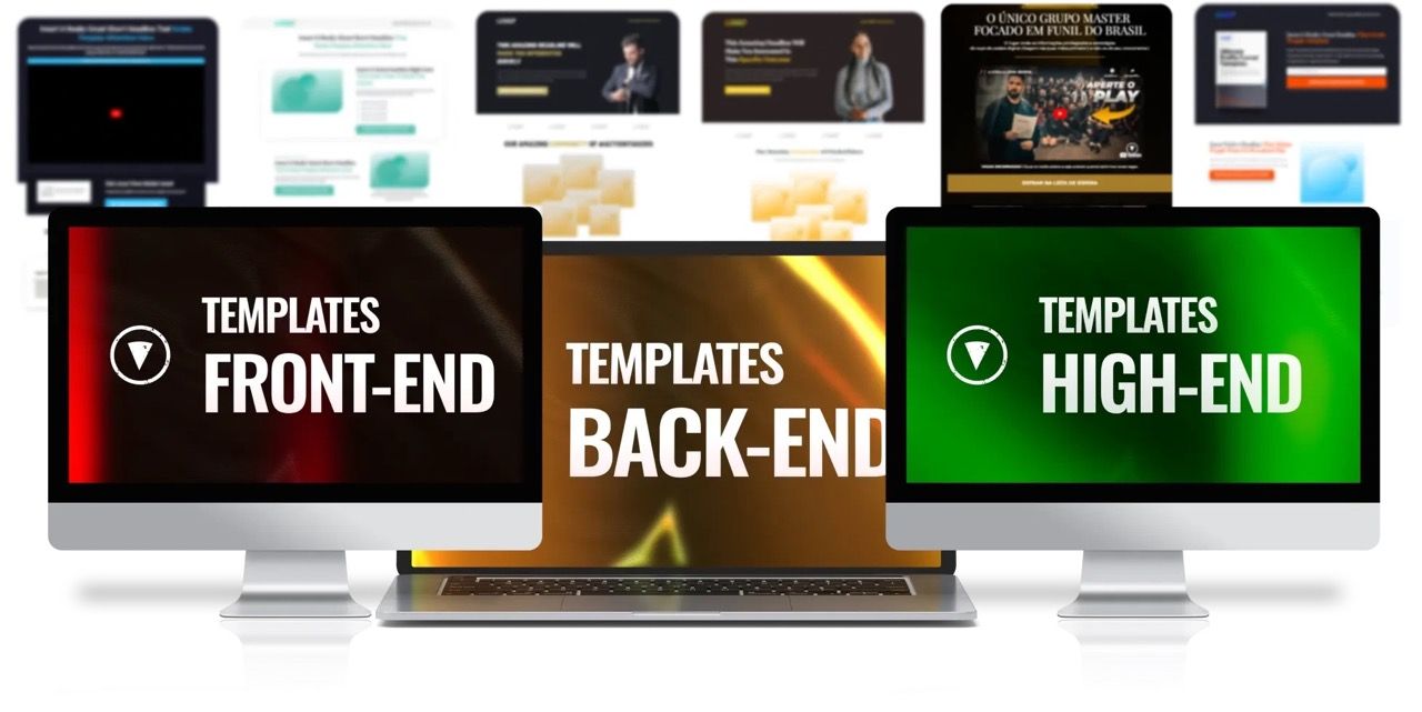 PACOTE DE TEMPLATES DE FUNIS ( FRONT END, BACK END E HIGH END ) - A...