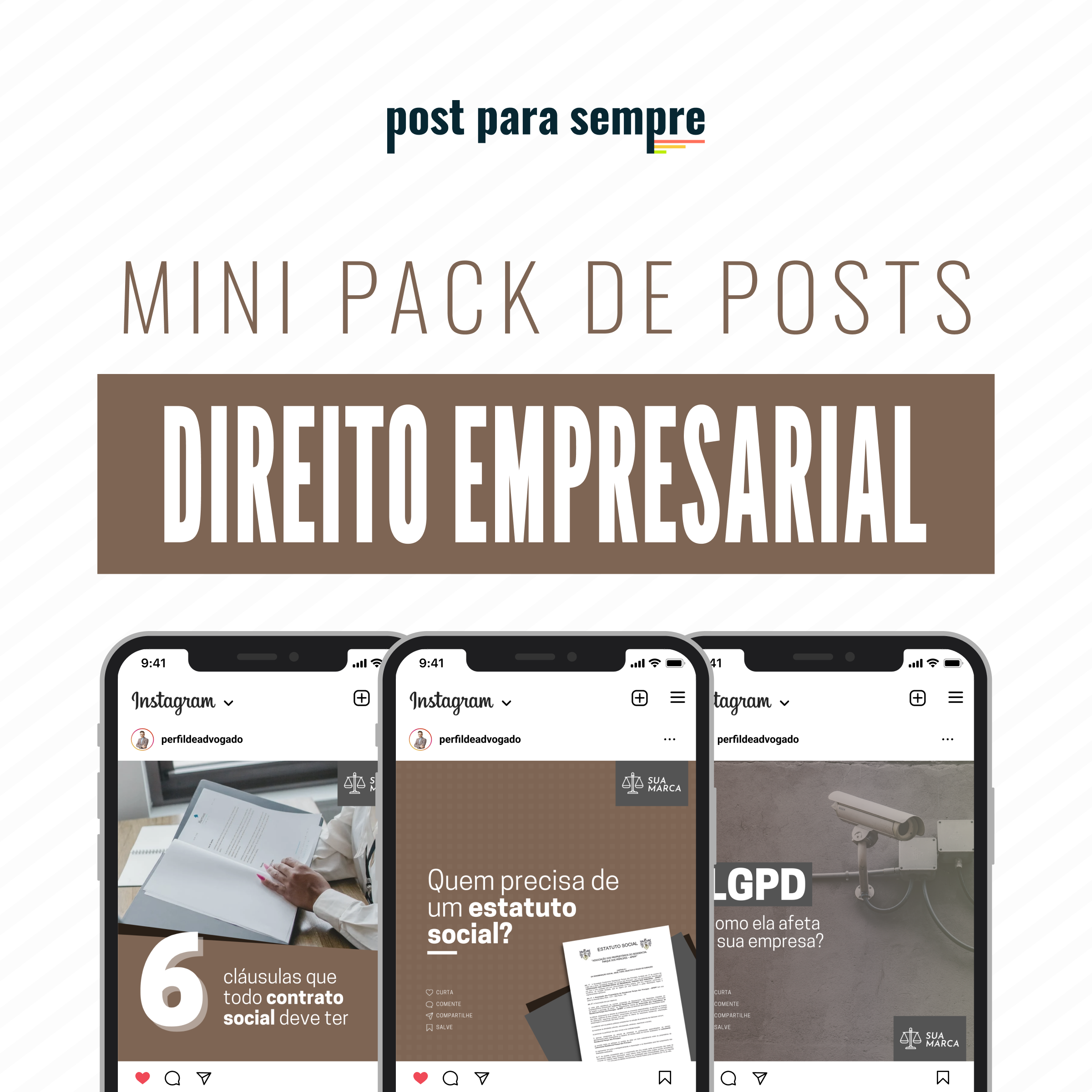 Mini Pack de 120 Posts de Direito Empresarial
