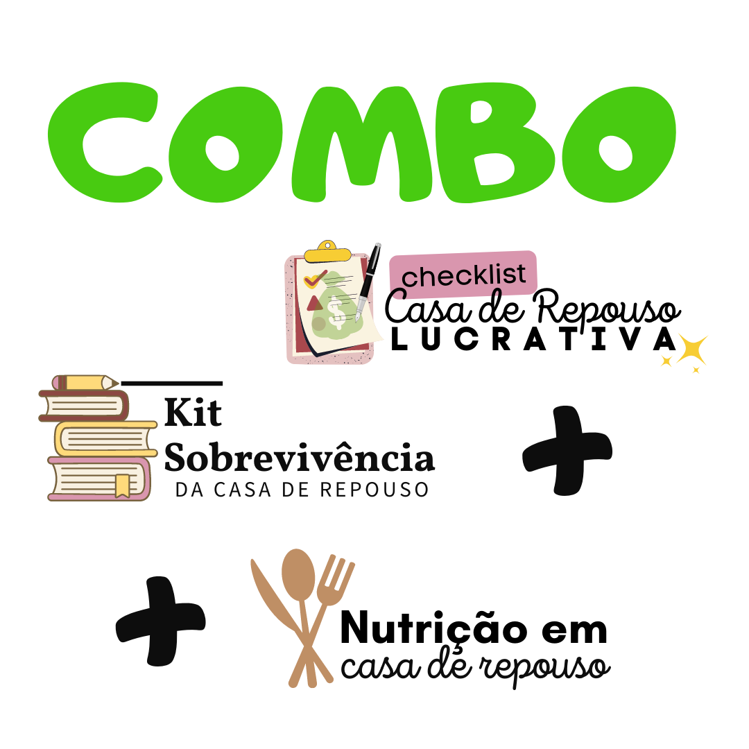 COMBO Checklist Casa de Repouso Lucrativa + Nutrição em Casa de Repouso ...