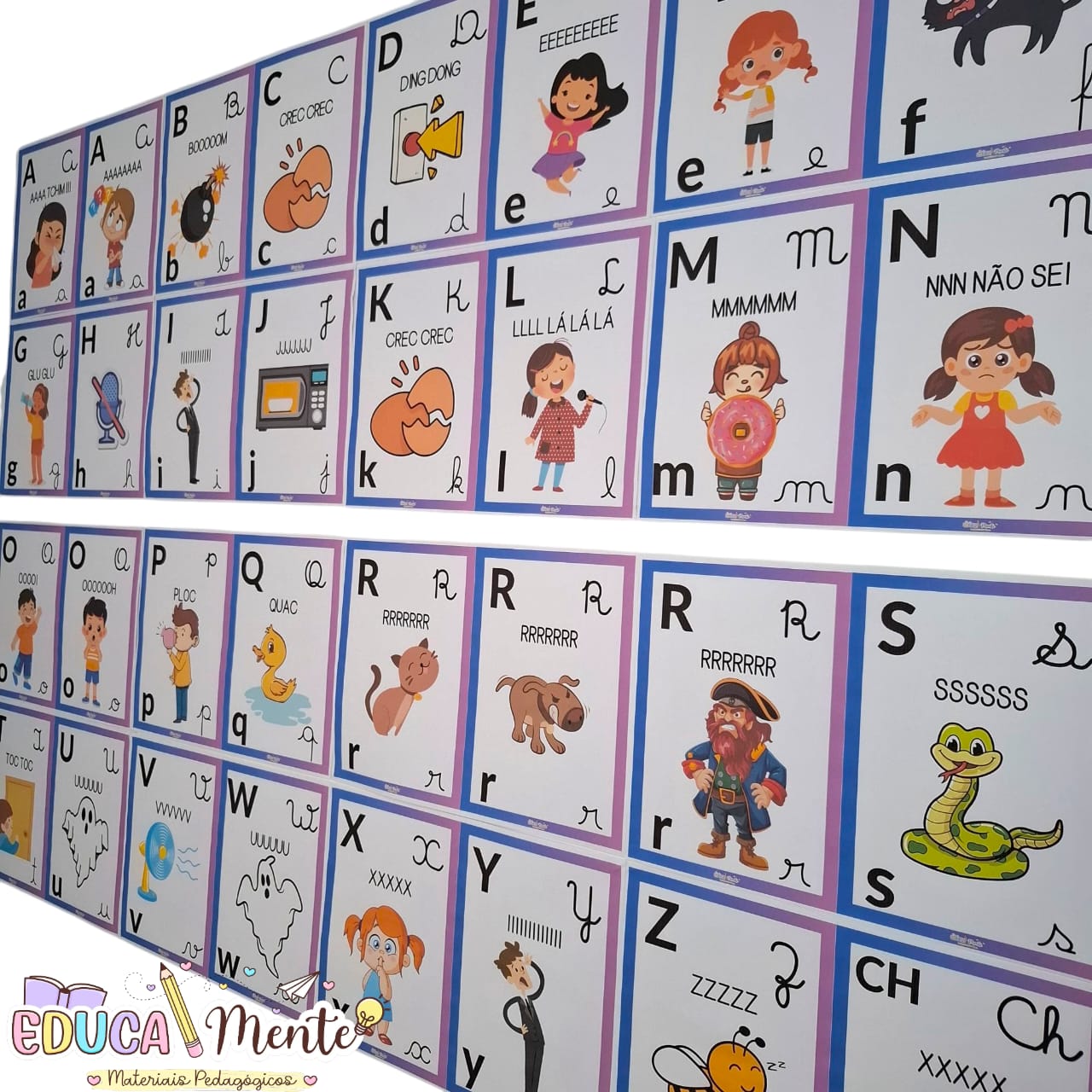 💜 ALFABETO DAS ONOMATOPEIAS 🩷 - EDUCA MENTE MATERIAIS PEDAGÓGICOS...