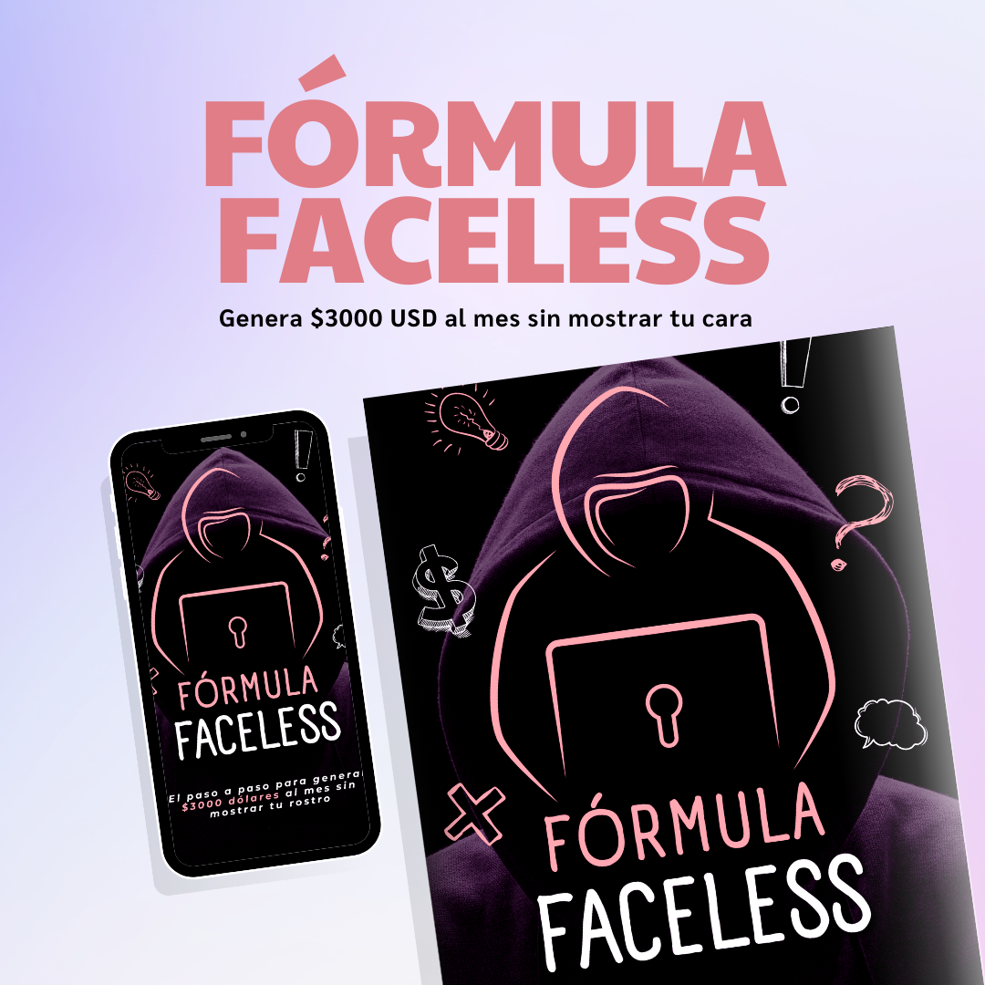 Fórmula Faceless - Coni Growth | Hotmart