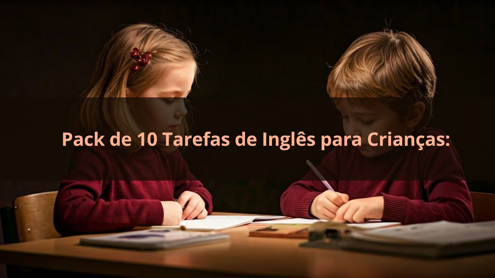 Pack de Tarefas em Inglês ( assinatura )