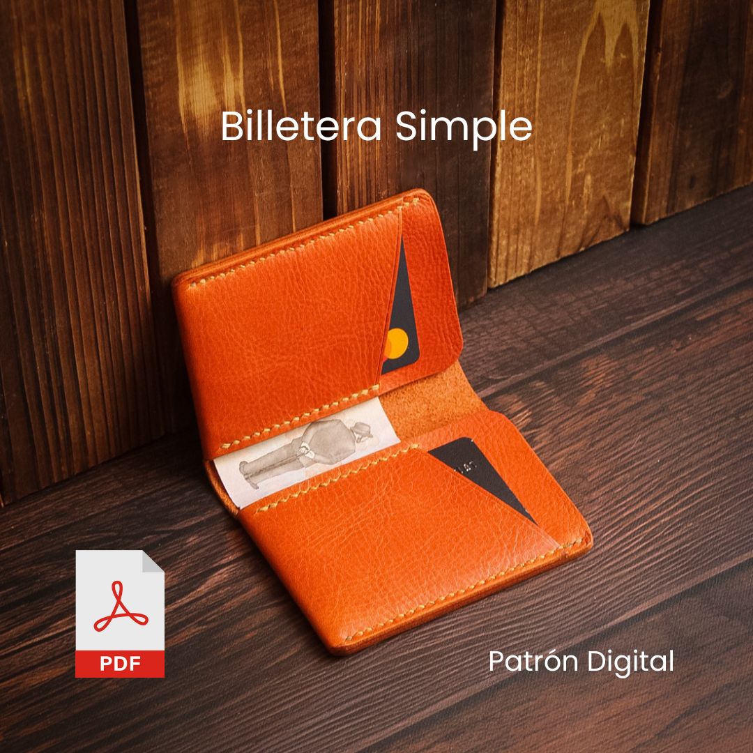Patrón digital billetera simple
