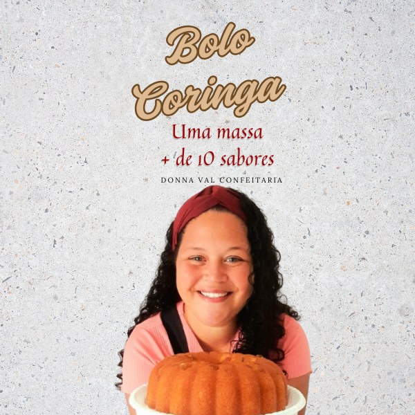 Bolo Coringa - uma massa mais de 10 sabores! - Donna Val Confeitari...
