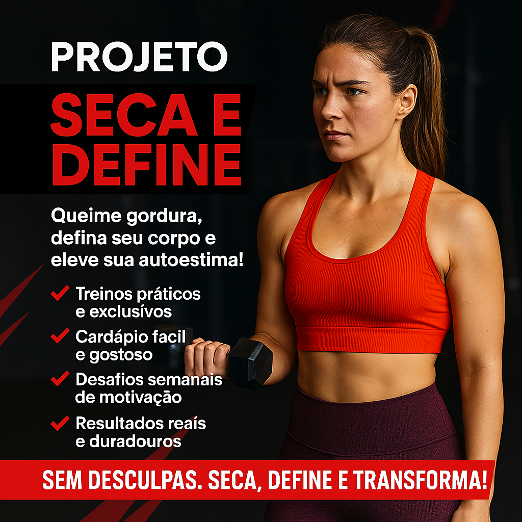 Projeto Seca e Define - Duda Silveira | Hotmart