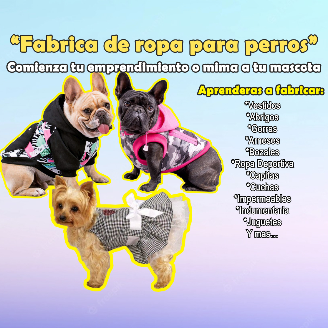 Fabrica de ropa para perros - Vanesa Dangelo | Hotmart
