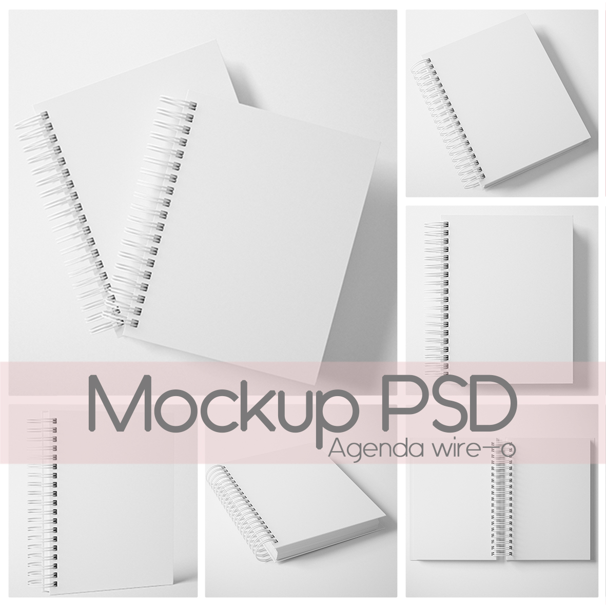 Mockup para Agenda Wire-o 100% Editável - Jacqueline Cristina Amanc...