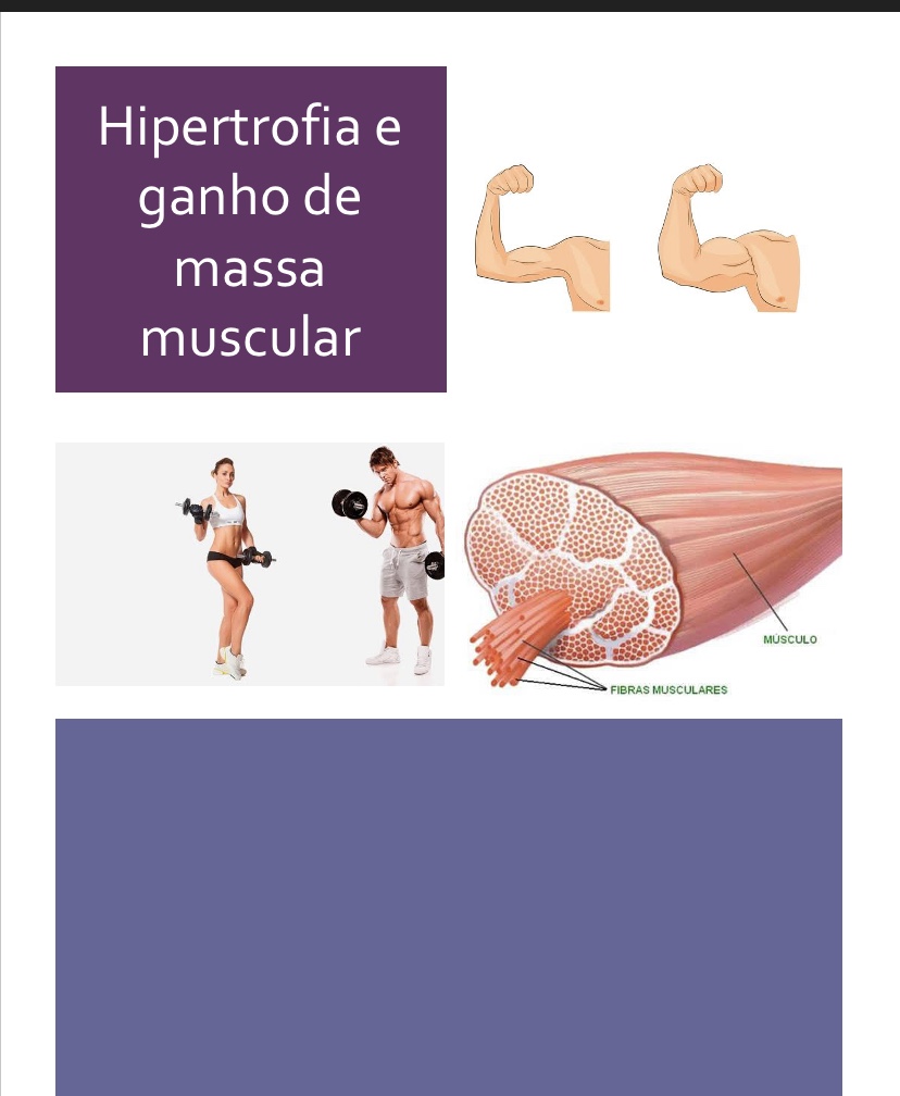 Hipertrofia muscular e ganho de massa magra. - Joiamar Lima Souza ...
