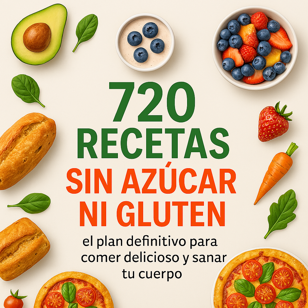 720 recetas sin azúcar ni gluten: el plan definitivo para comer del...