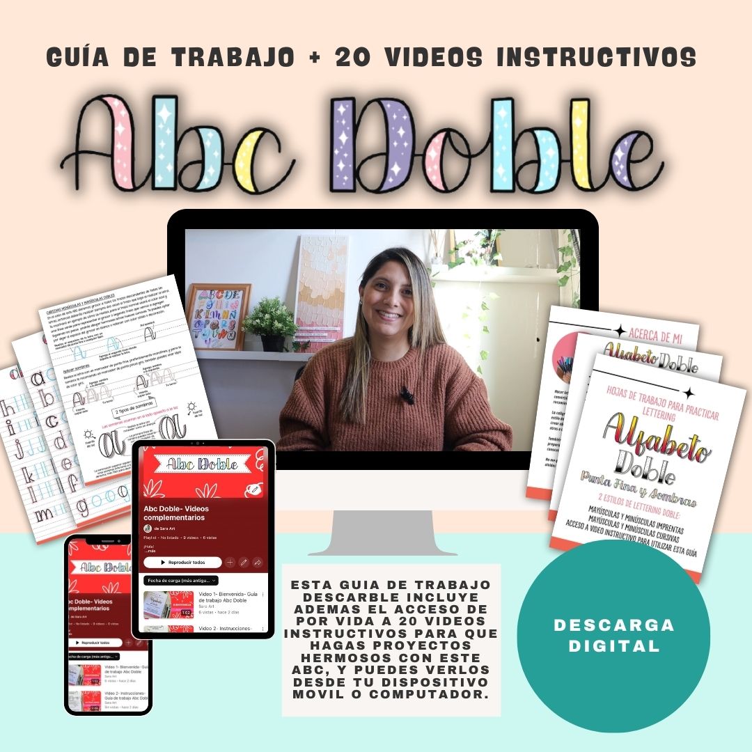 Curso ABC DOBLE - Saraart.cl | Hotmart