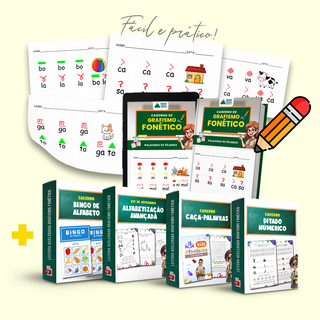 Leitura Acelerada Grafismo Fonético - EducaDigitalKids | Hotmart