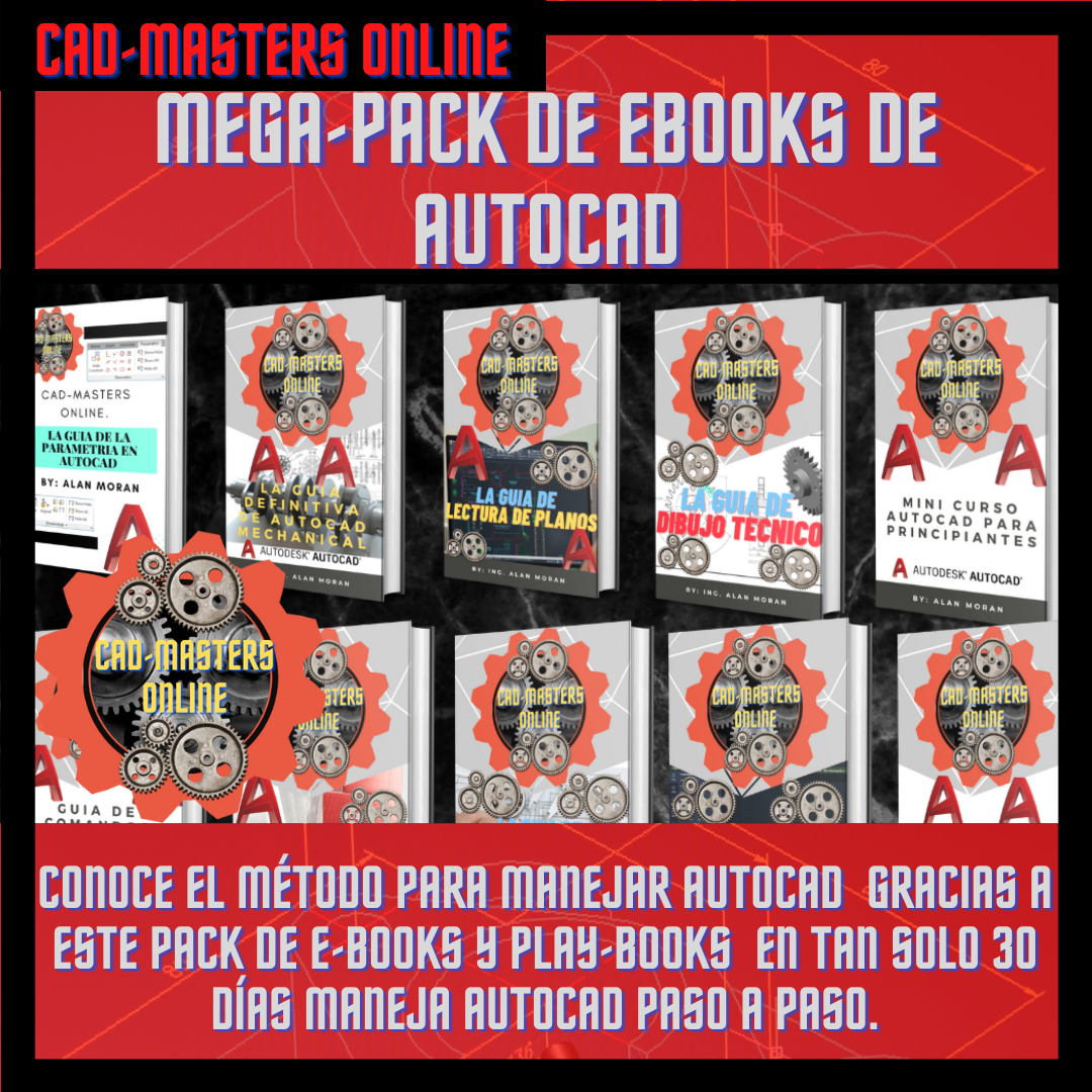 MEGA-PACK DE E-BOOKS DE AUTOCAD