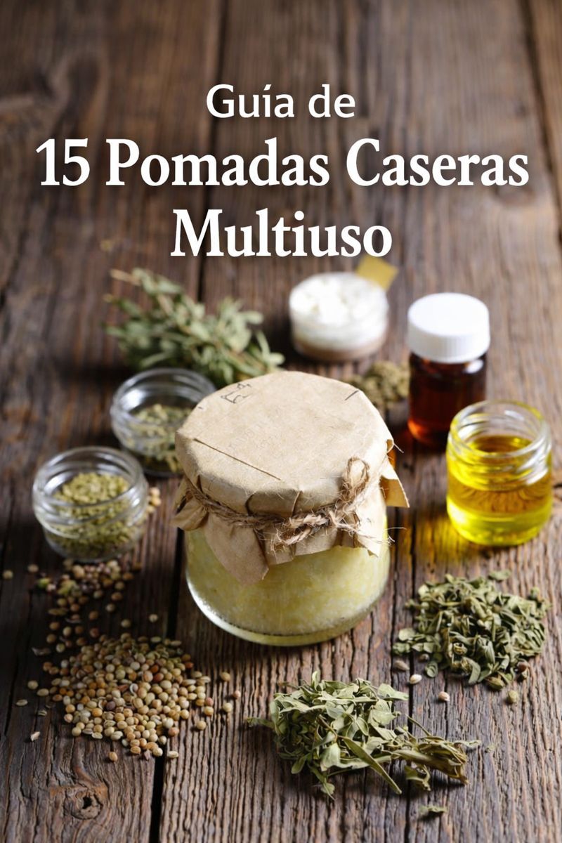 Guía de 15 Pomadas Caseras Multiuso - Julian David Tarazona Rueda