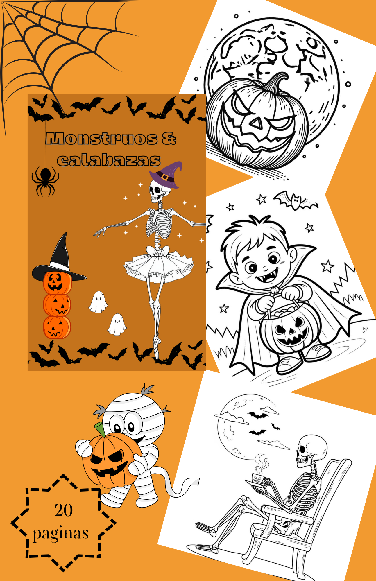 Libro de colorear Halloween | Hotmart