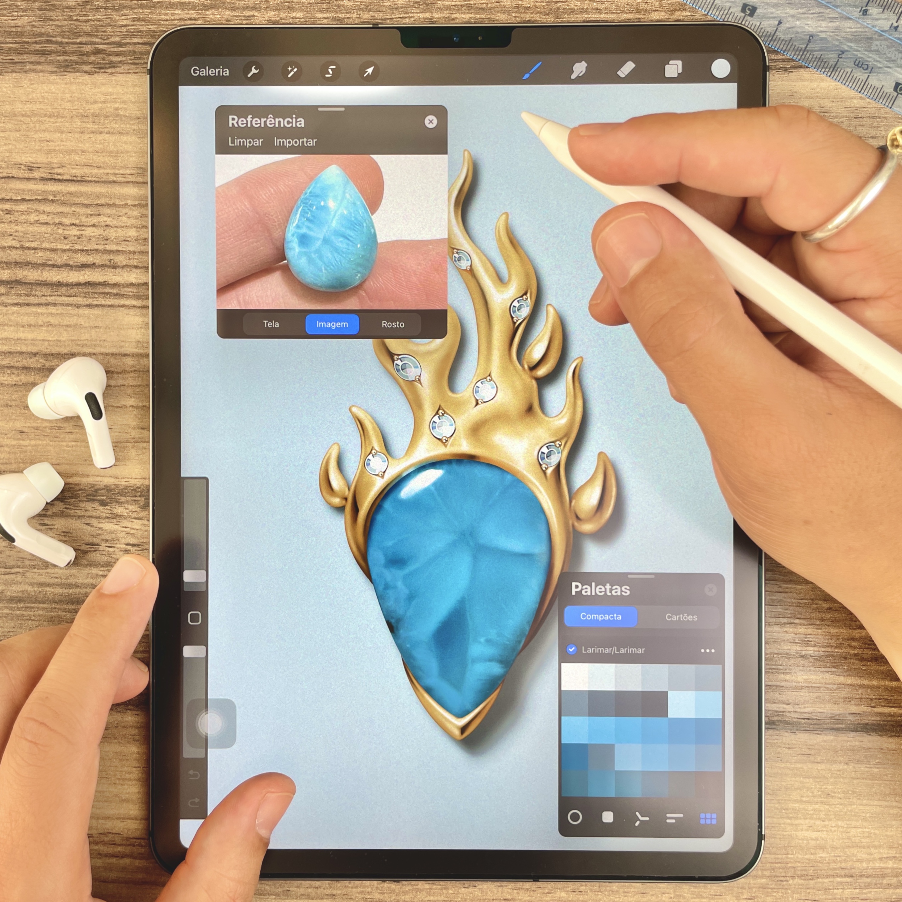 Digital Jewelry Design - Artistic and more Realistic - Ewerton Bisp...