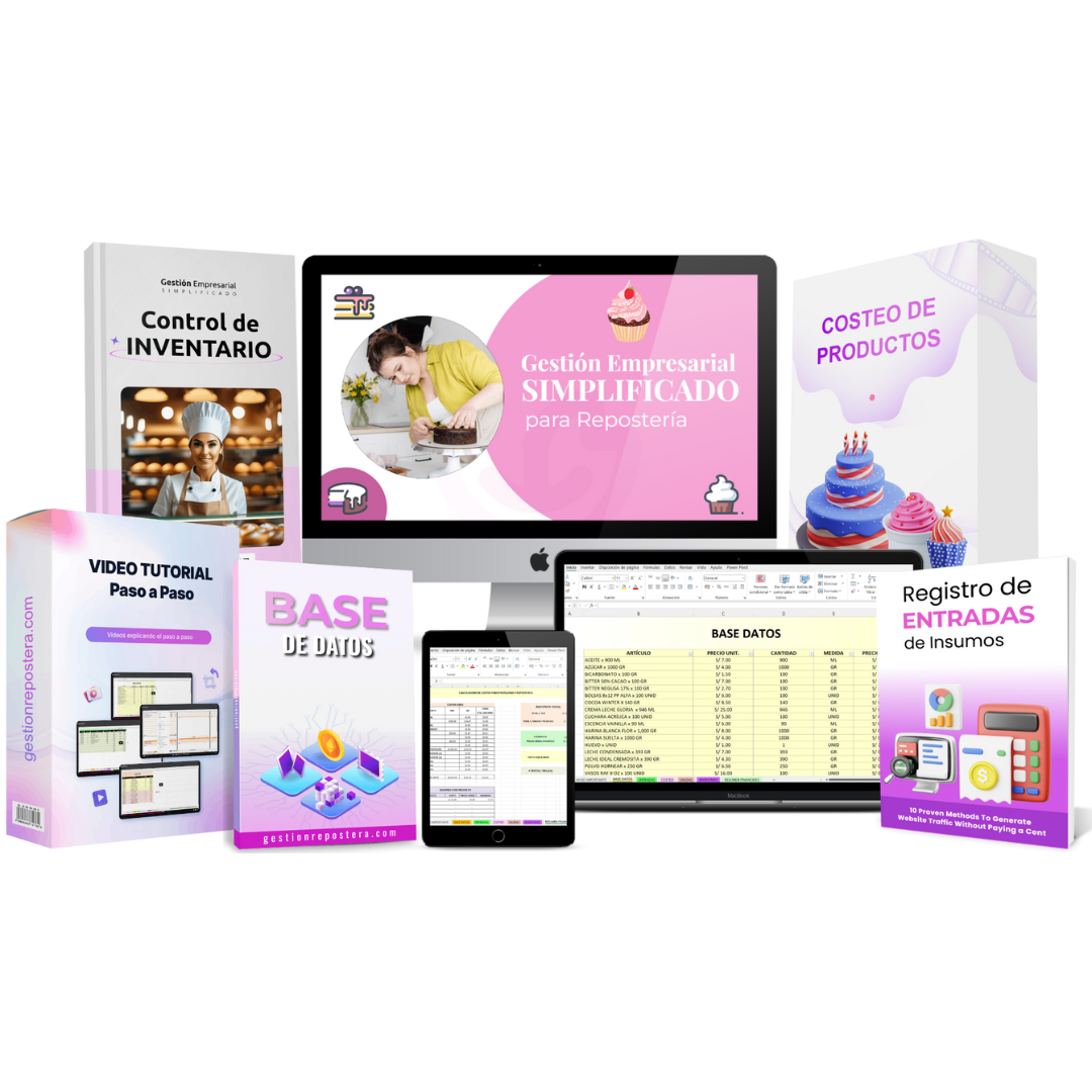 Gestión Empresarial Simplificado para Repostería y Comida
